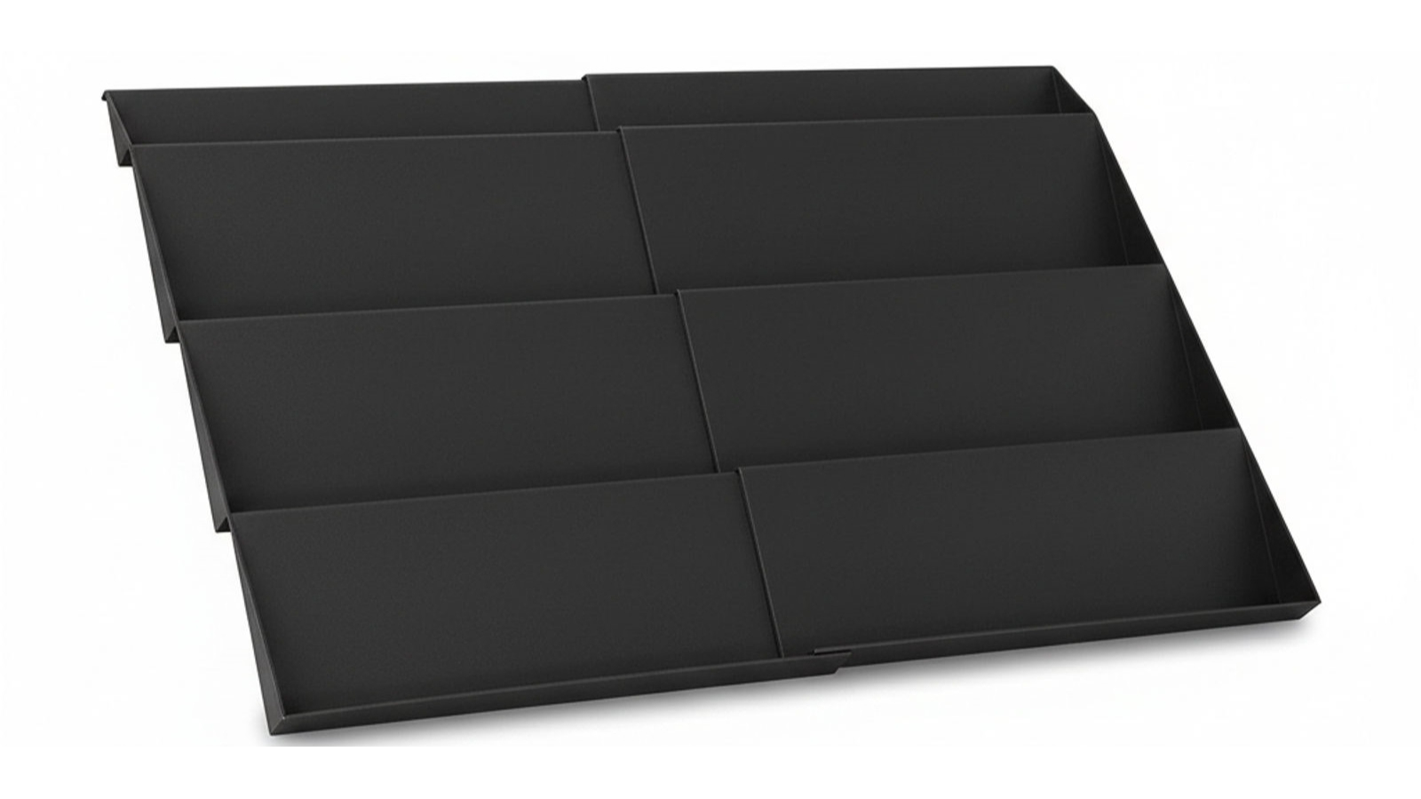 Vikus Pack of 2 4-Tier Spice Organizer Rack - Black | Harvey Norman