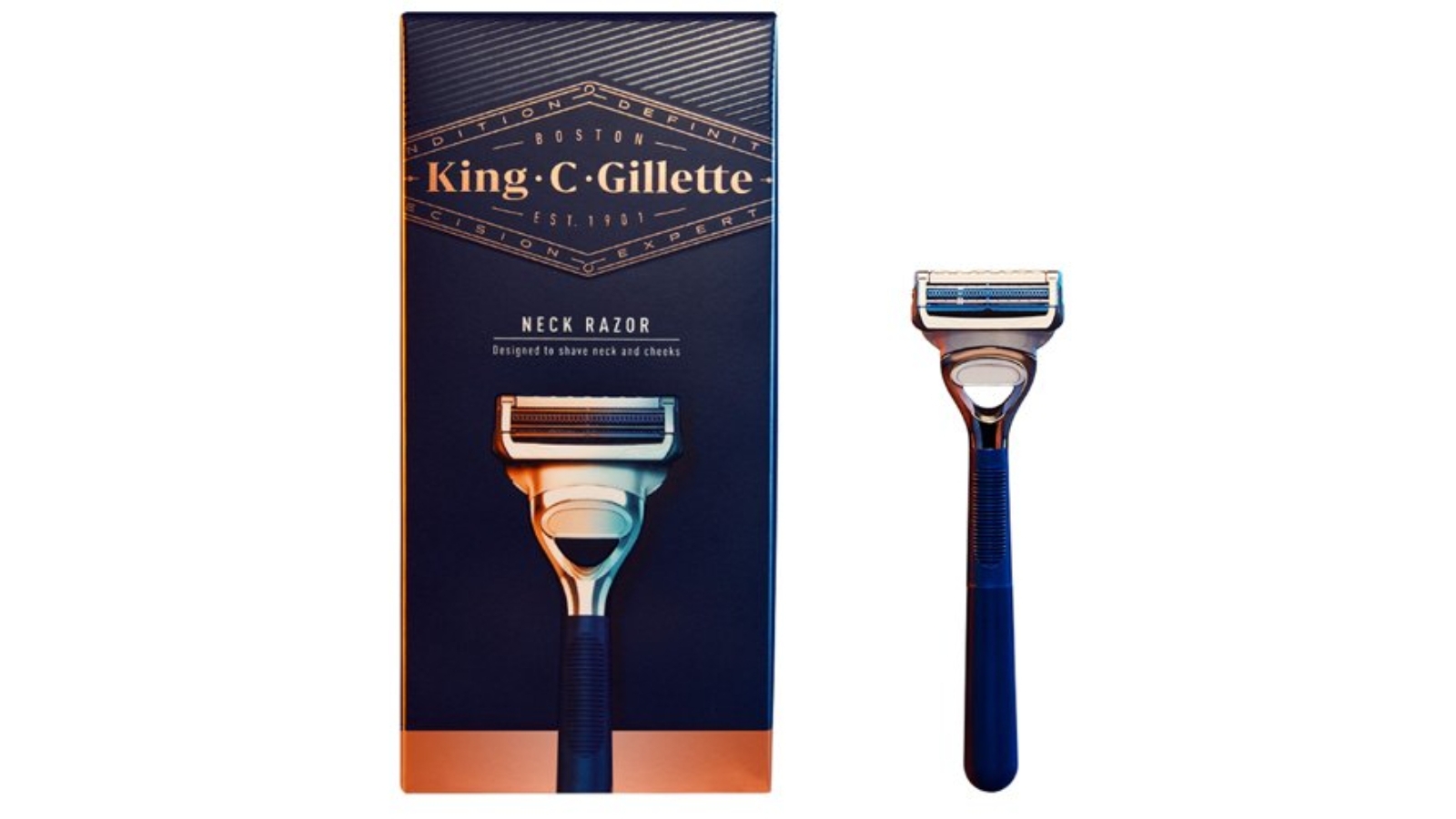 King C. Gillette Neck and Cheeks Razor | Harvey Norman
