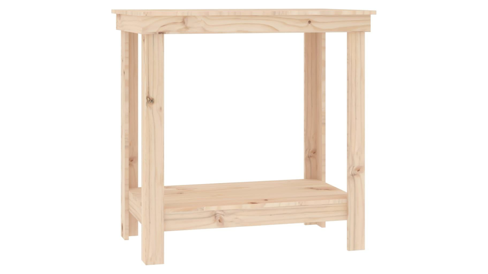 vidaXL Solid Pine Wood Work Bench - 80 x 50 x 80cm | Harvey Norman