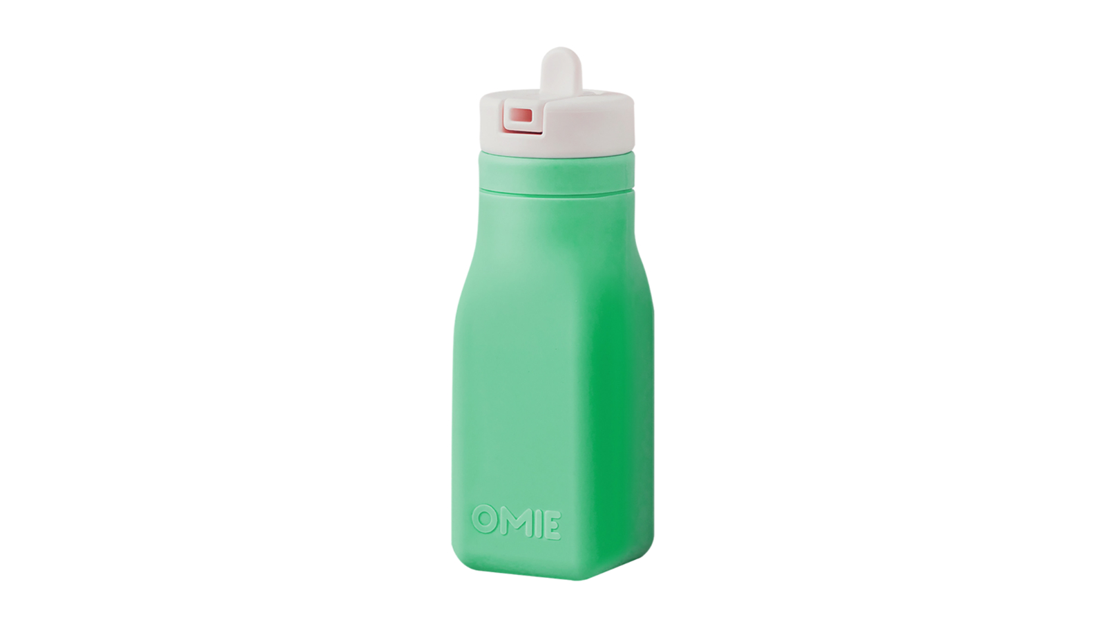 Oasis 265ml Omie Silicone Flip and Sip Straw Drink Bottle - Green ...