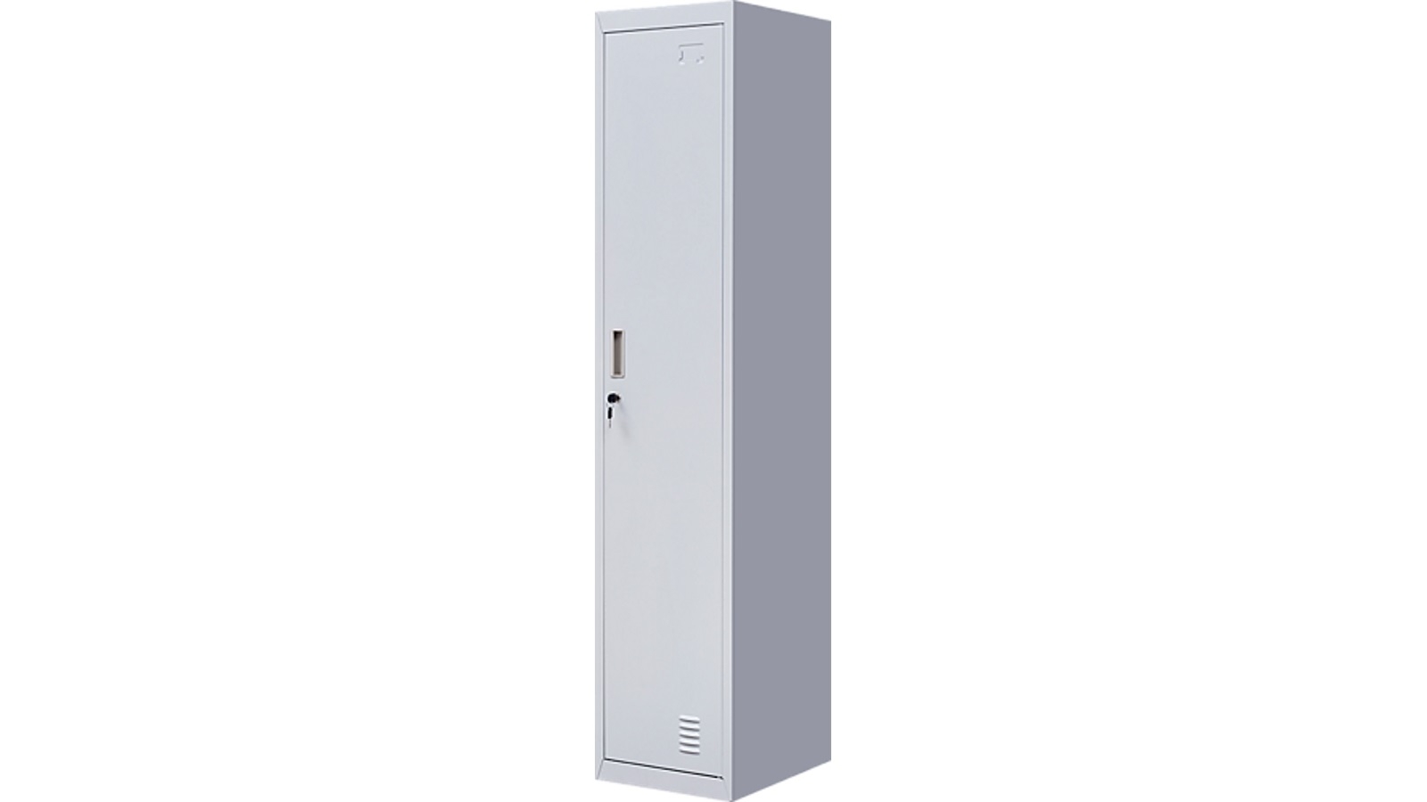 Serrano One-Door Standard Locker with 2 Keys - Grey | Harvey Norman