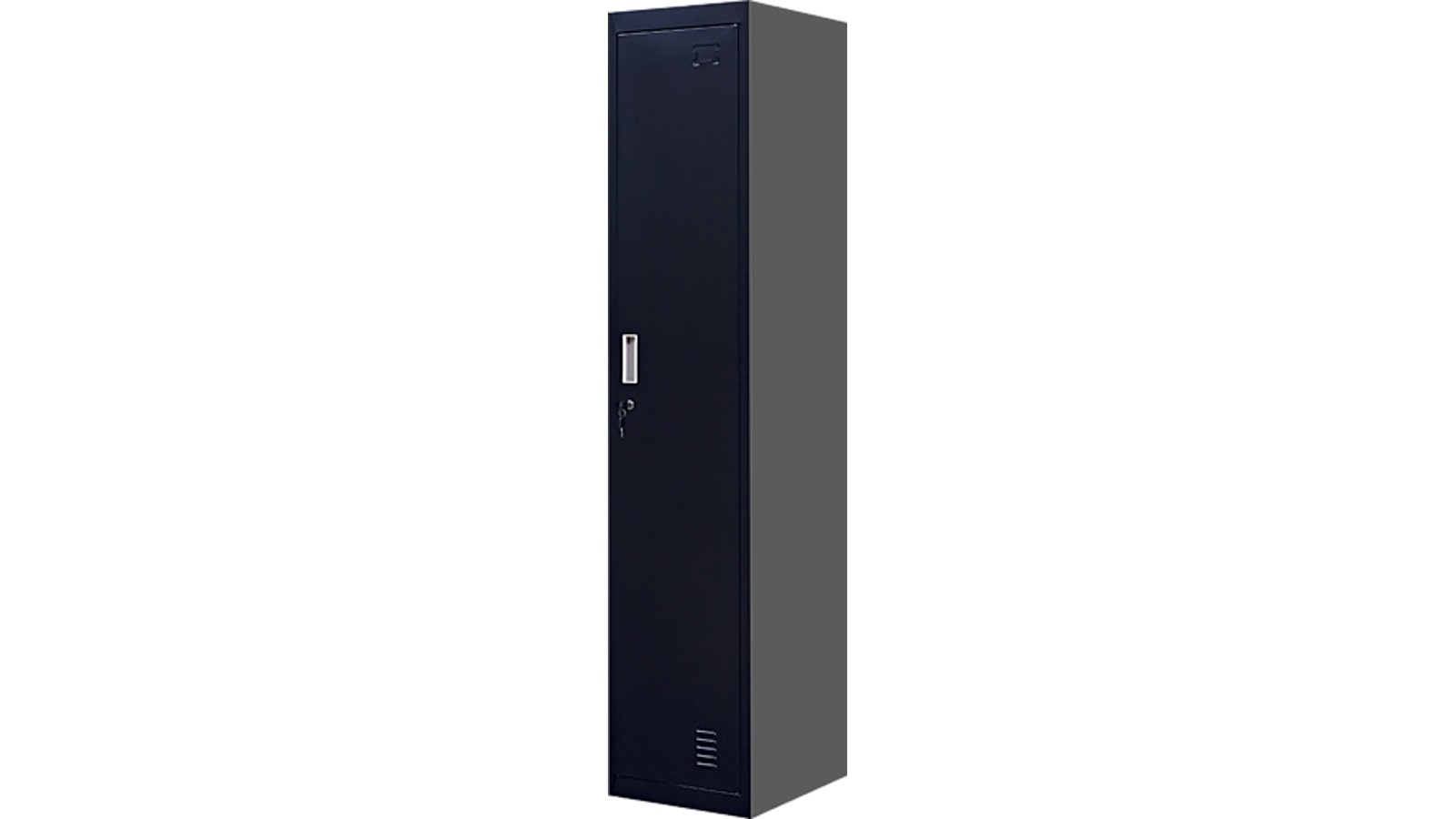 Serrano - One - Door Locker with 2 Keys Cabinet - Black | Harvey Norman