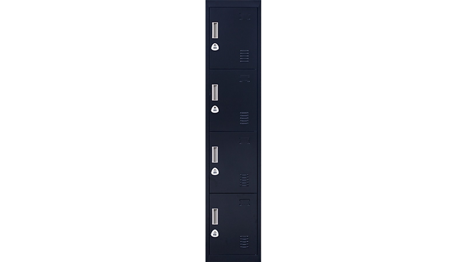 Serrano 4-Door 3-Digit Combination Vertical Locker - Black | Harvey Norman