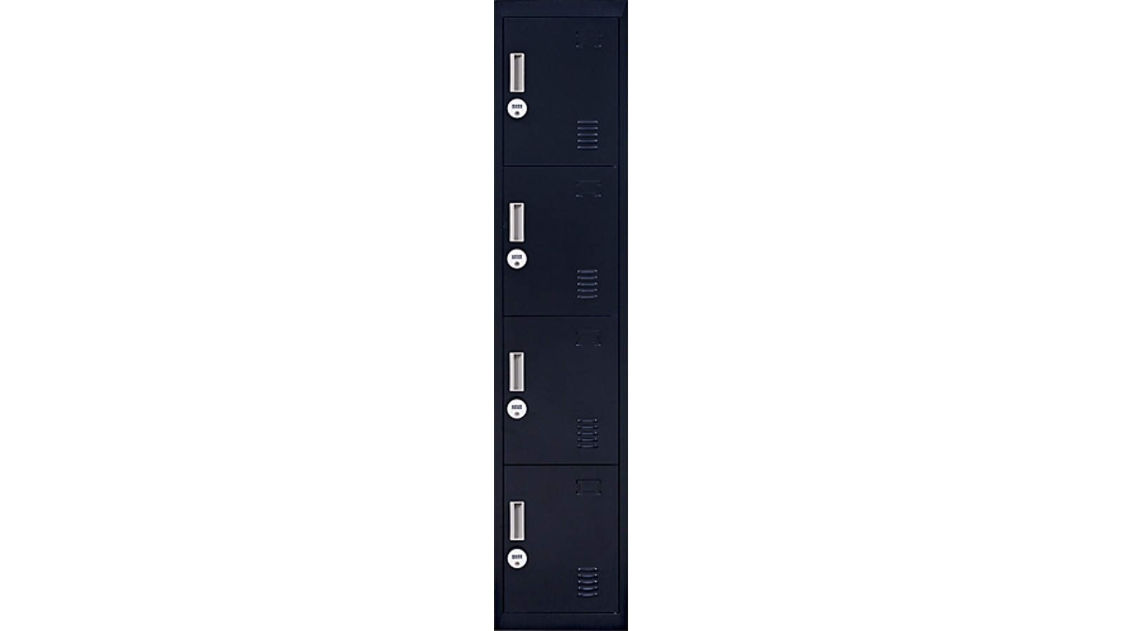Serrano 4-Door 4-Digit Vertical Locker - Black | Harvey Norman