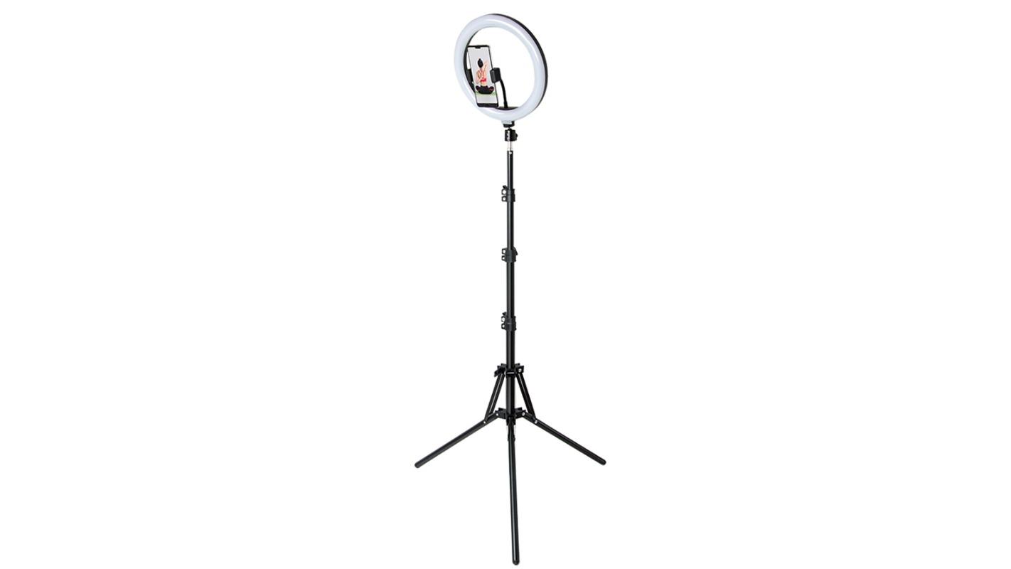 Serrano Black Tripod Stand LED Selfie Ring Light | Harvey Norman