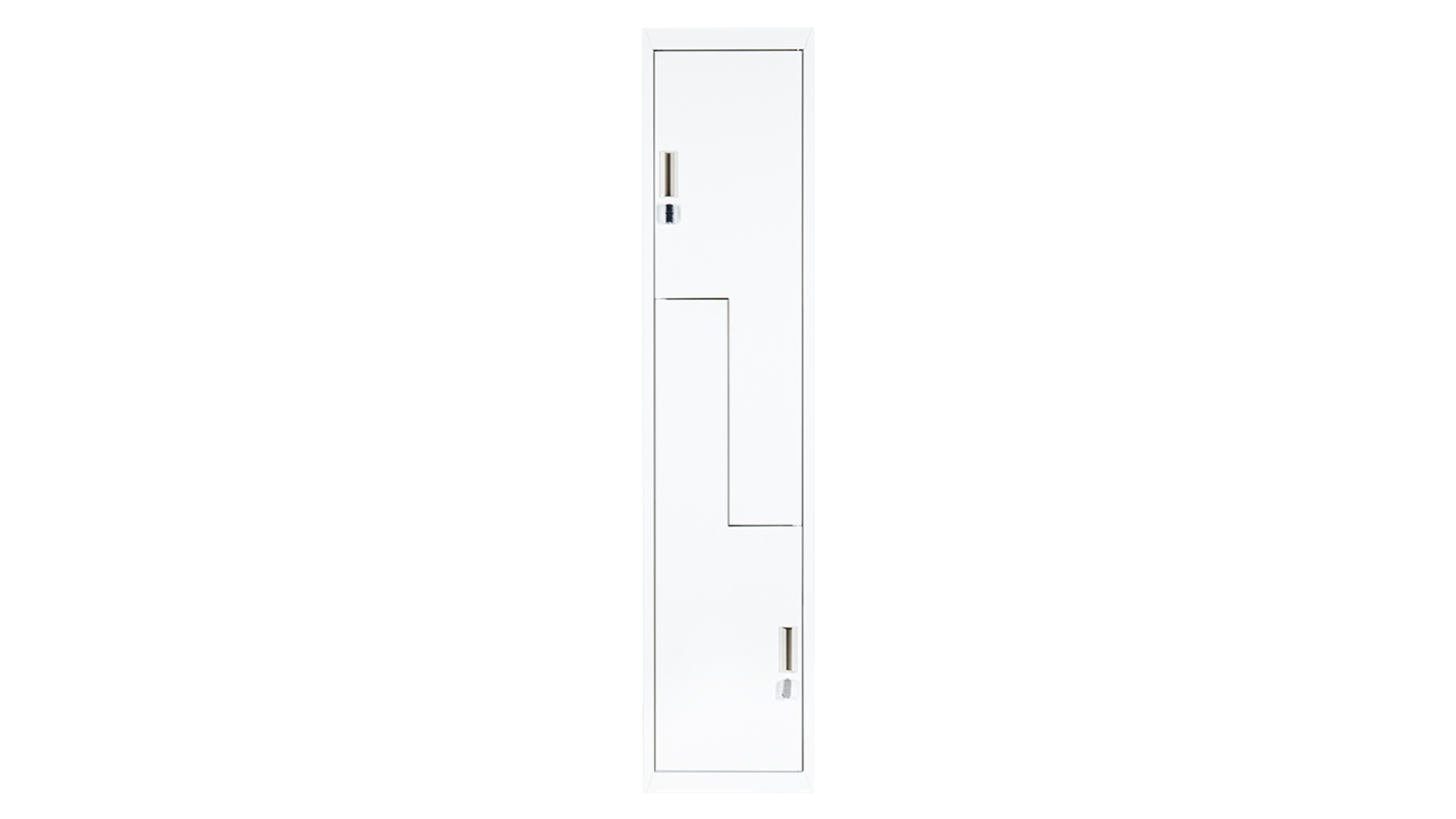 Serrano Grey 2-Door Padlock Operated L Shaped Locker | Harvey Norman