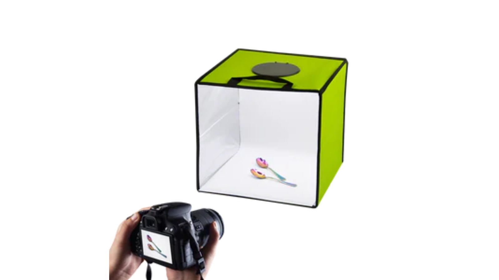 Serrano 12inch LED Light Room Photo Studio Backdrop Cube Box | Harvey ...