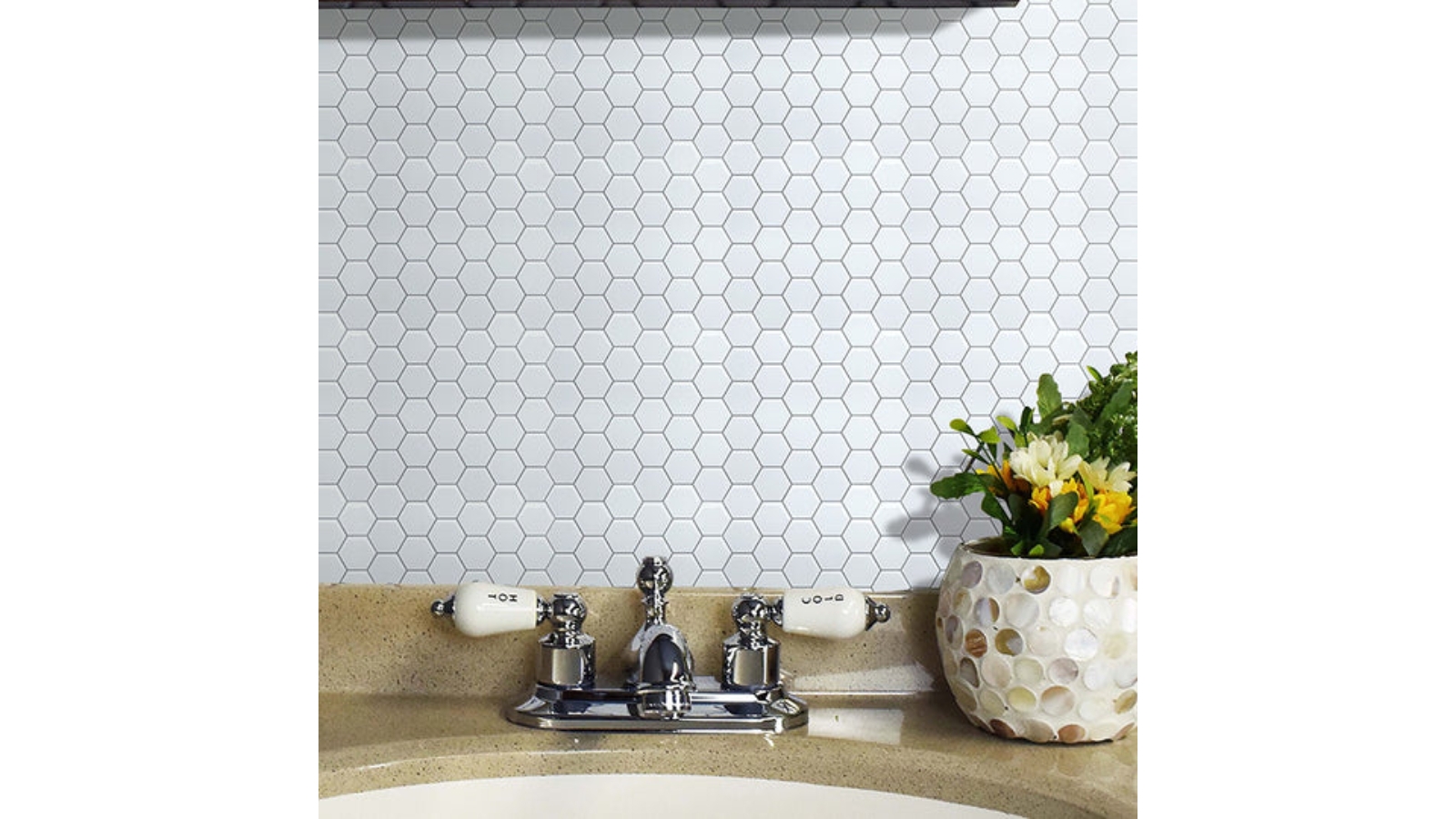 Serrano 10 sheets 30cm x 30cm 3D Peel and Stick Wall Tile - Hexagon ...