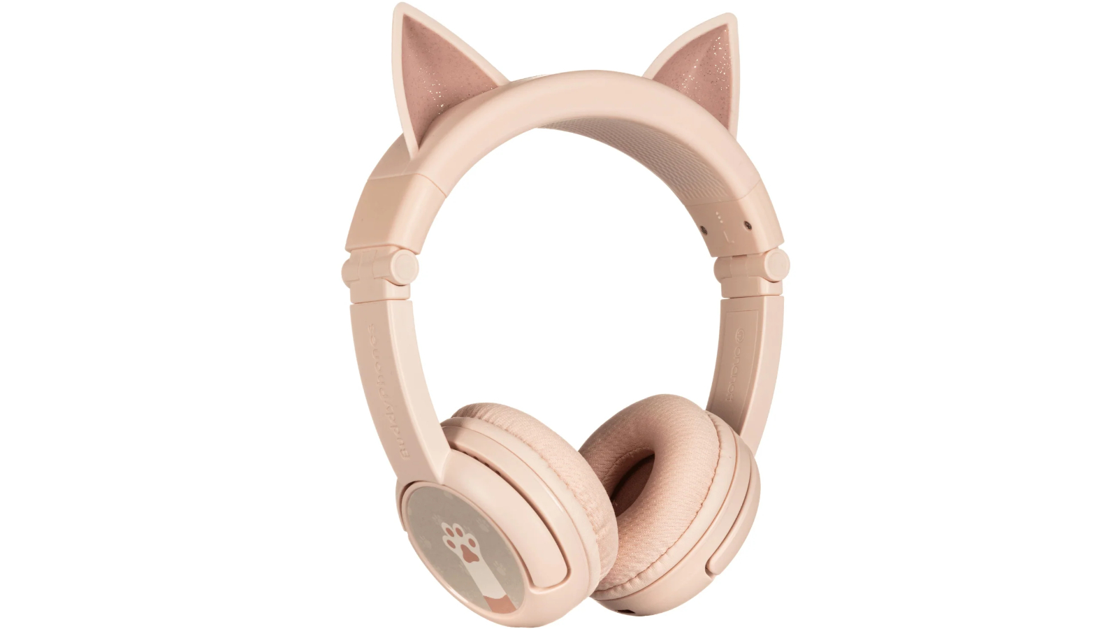 BuddyPhones PlayEars+ Animal Ears Wireless Headphone - Cat Pink ...