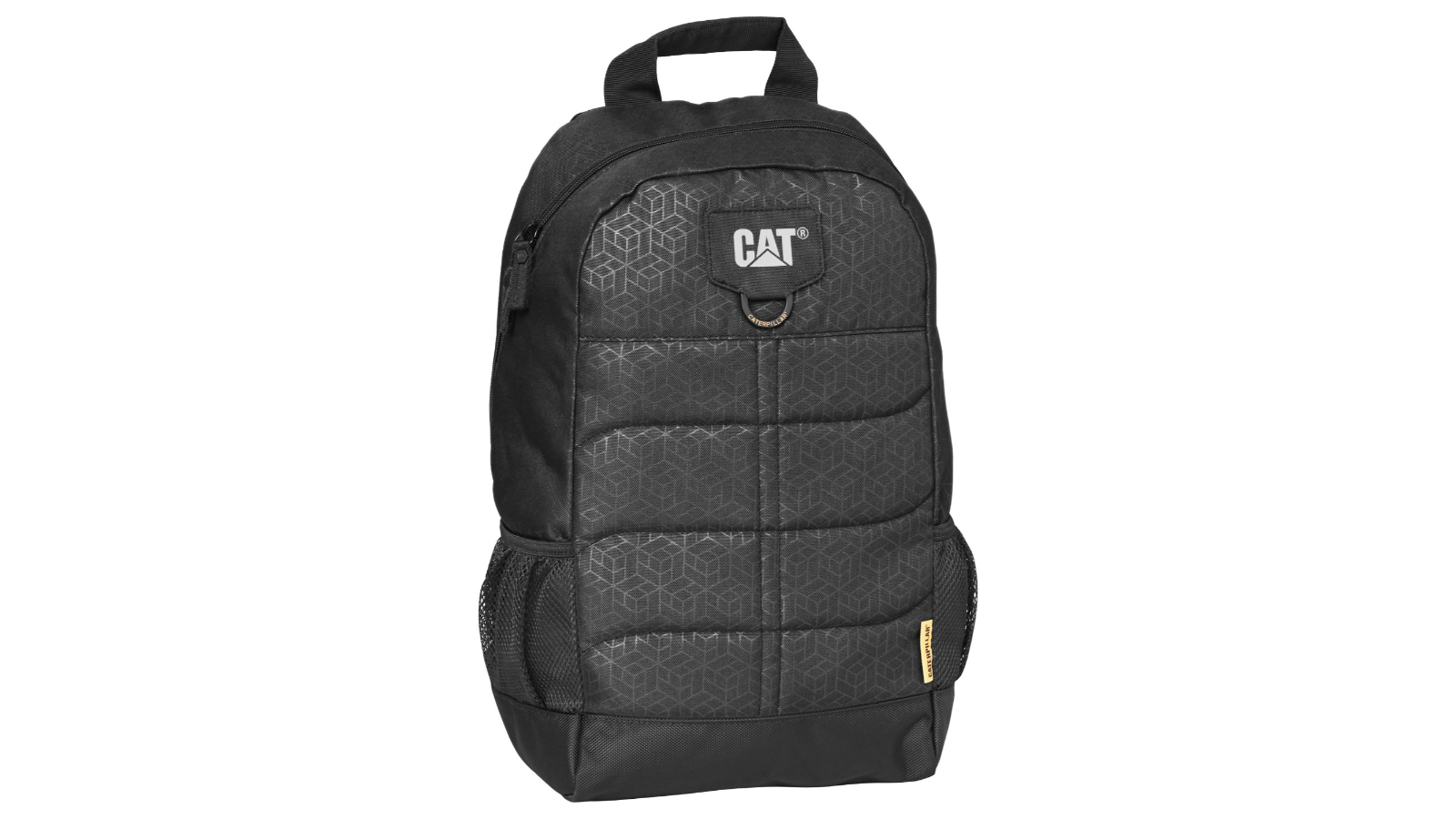 Caterpillar Benji Backpack - Black Heat Embossed | Harvey Norman