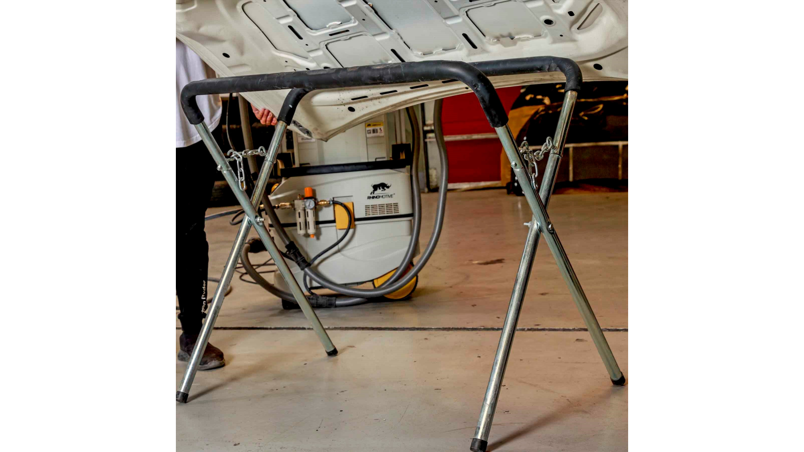 Serrano Set of 2 Curved Leg Fender Work Bench Panel Stand | Harvey Norman