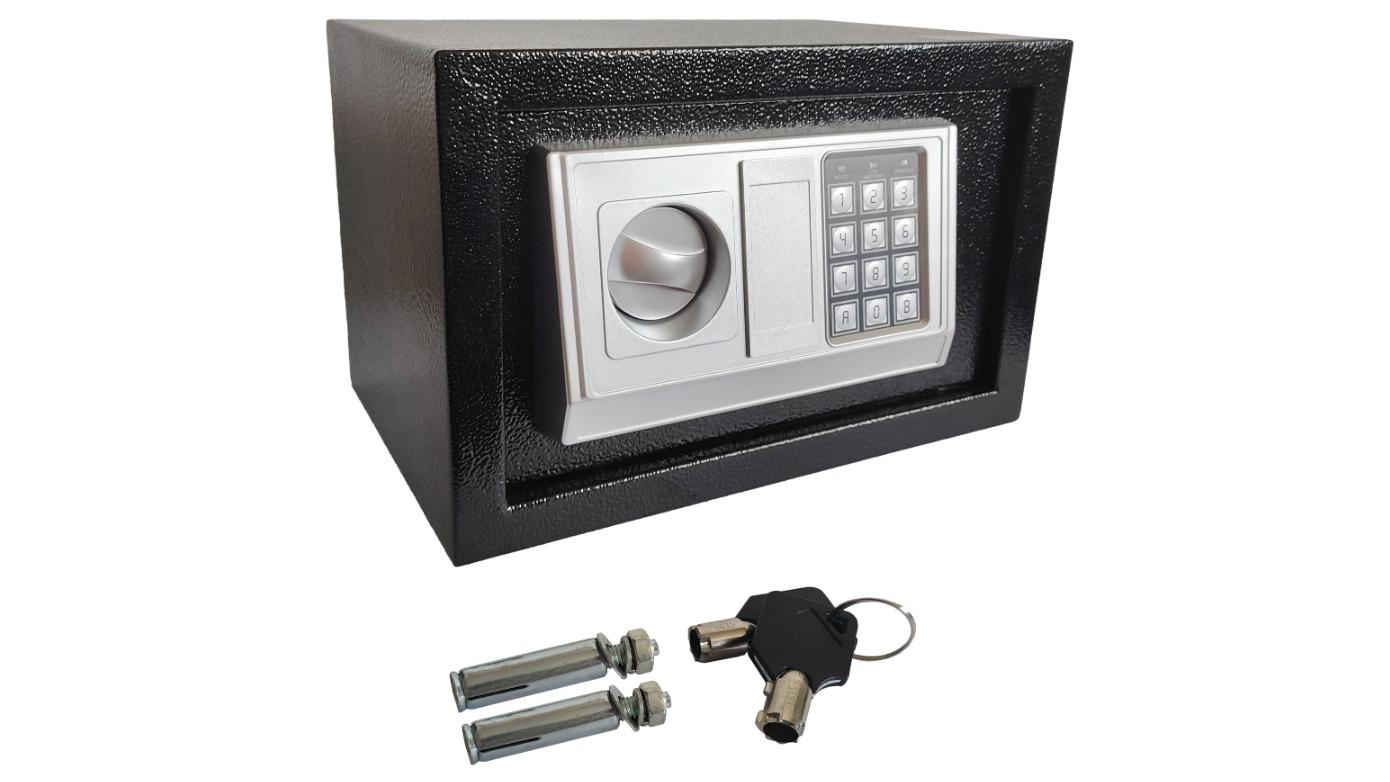 Serrano Black Electronic Digital Lock Security Box | Harvey Norman