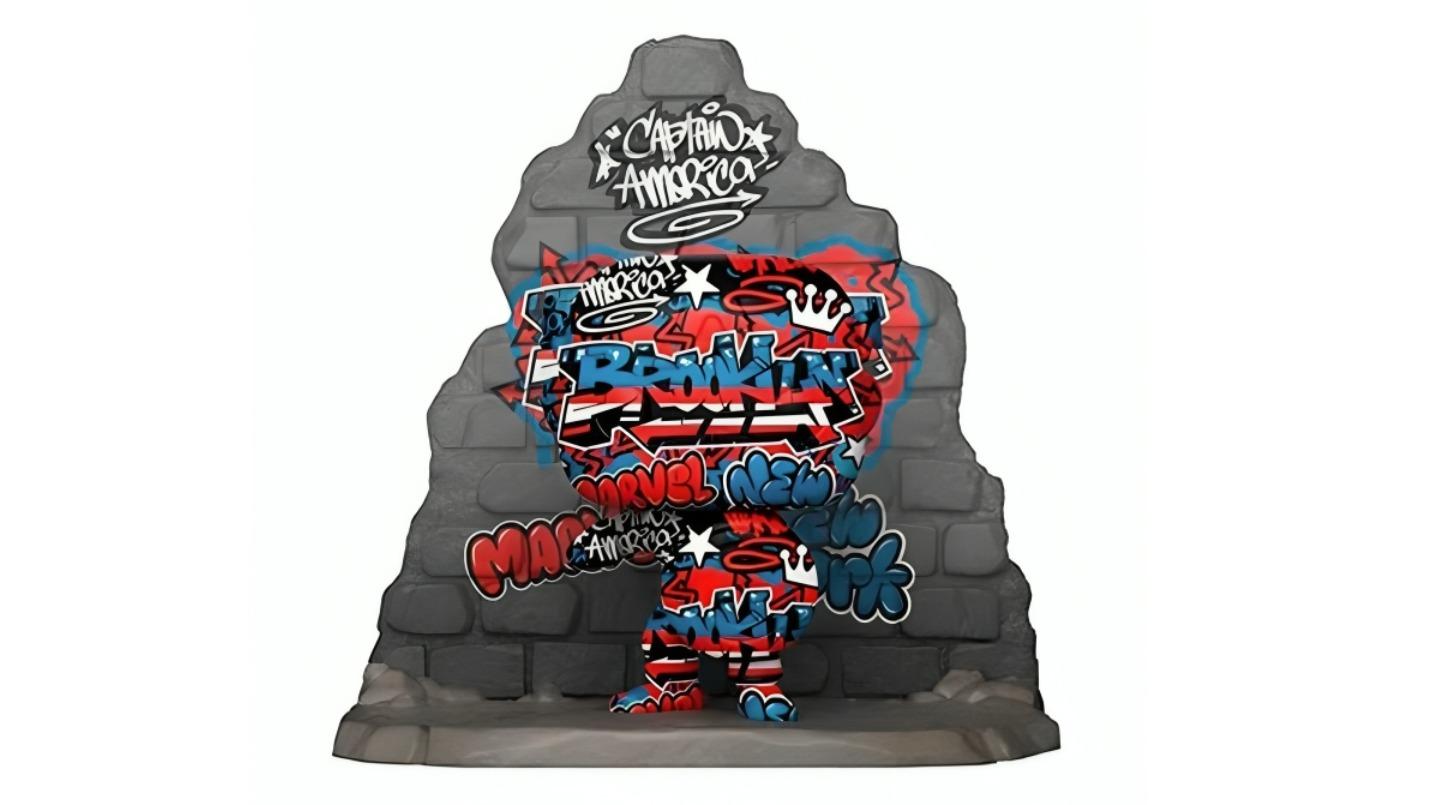 Marvel Captain America Graffiti Deco US Exclusive Pop Deluxe | Harvey ...