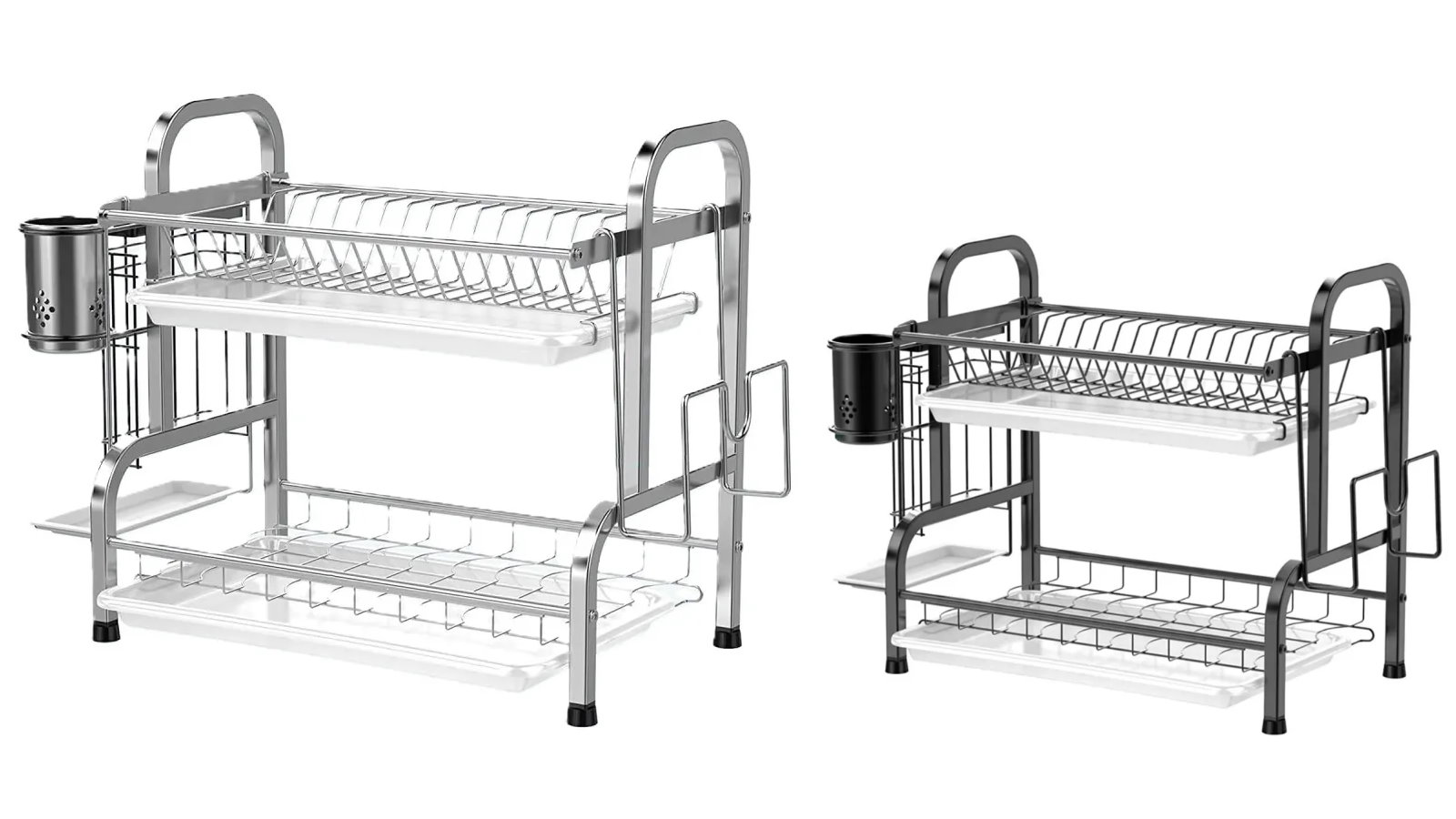 Vikus 2-Tier Stainless Steel Dish Drying Rack | Harvey Norman