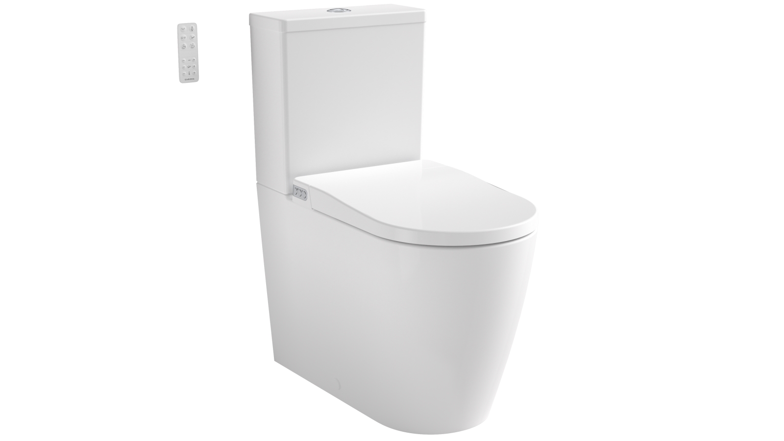 Caroma Urbane II Cleanflush Back-to-Wall Intelligent Toilet Suite with ...