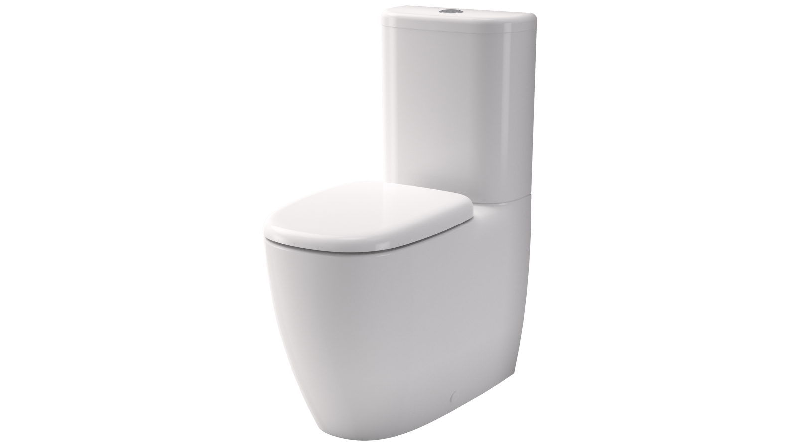 Caroma Contura II Cleanflush Wall Faced Close Coupled Back Entry Toilet ...