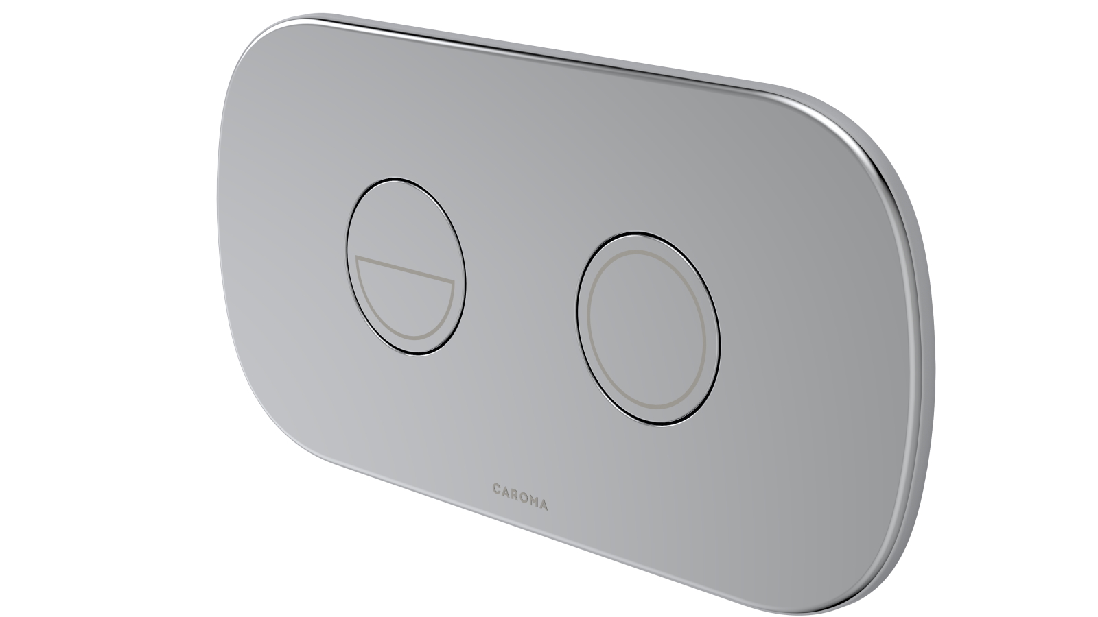 Caroma Contura II Invisi Round Flush Button - Chrome | Harvey Norman