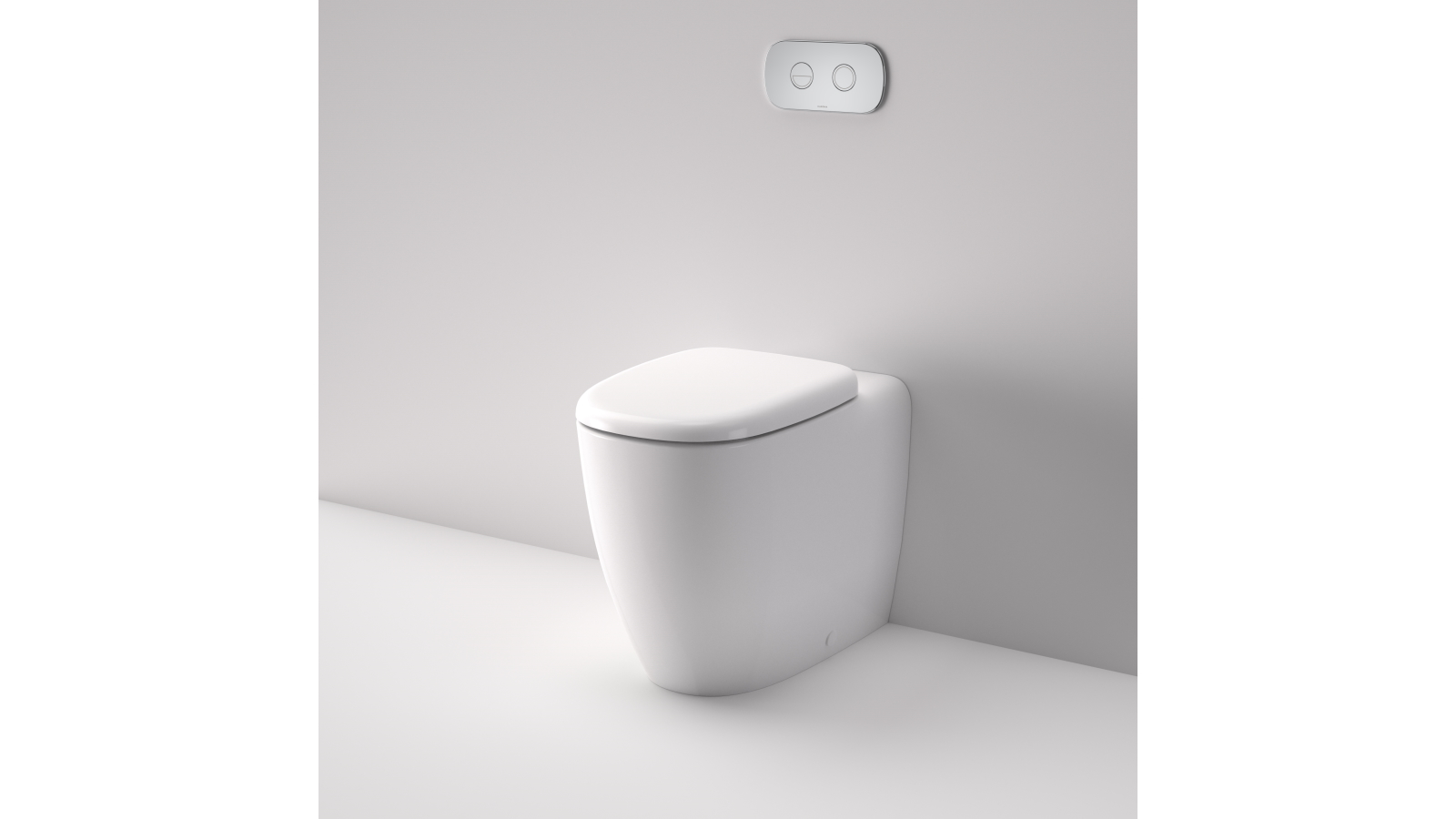 Caroma Contura II Cleanflush Invisi Series II Wall Faced Toilet Suite ...