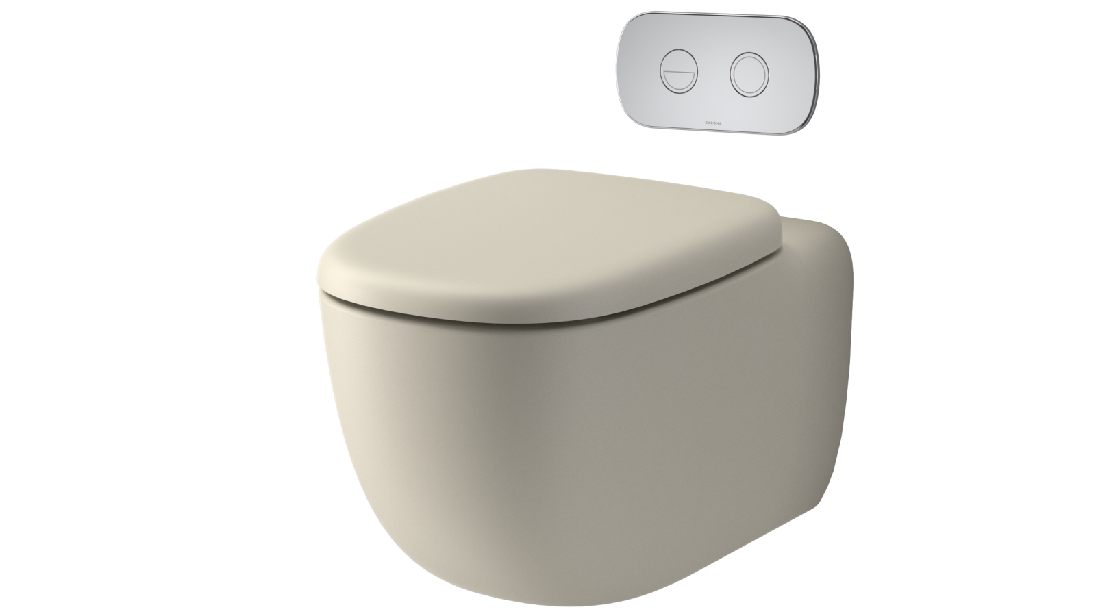 Caroma Contura II Cleanflush Wall Hung Invisi Series II Suite with ...