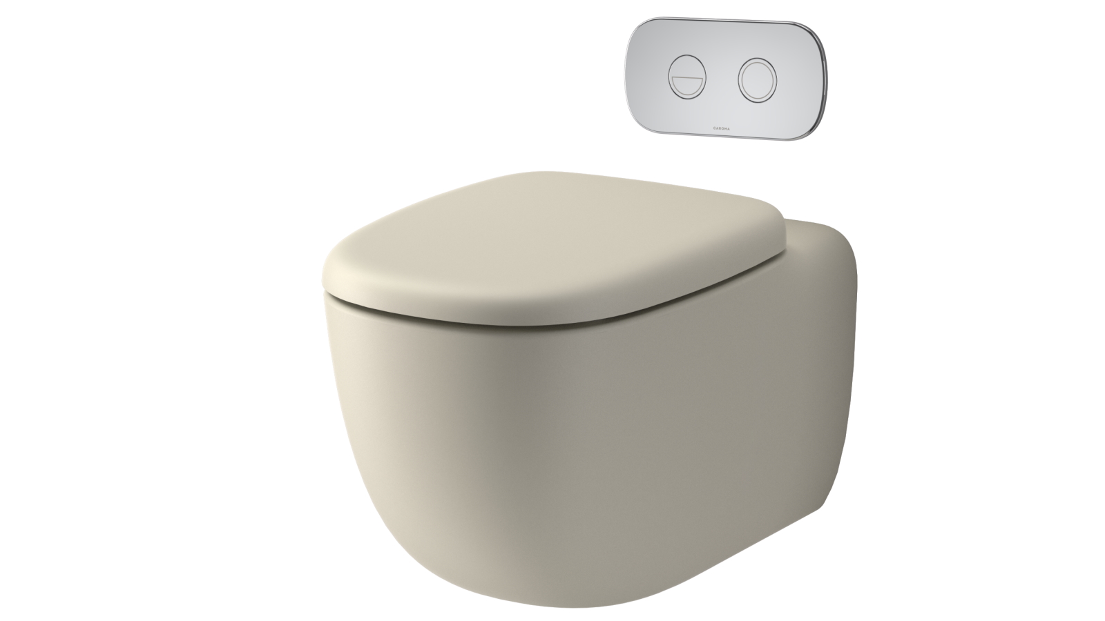 Caroma Contura II Cleanflush Wall Hung Invisi Series II Suite with ...