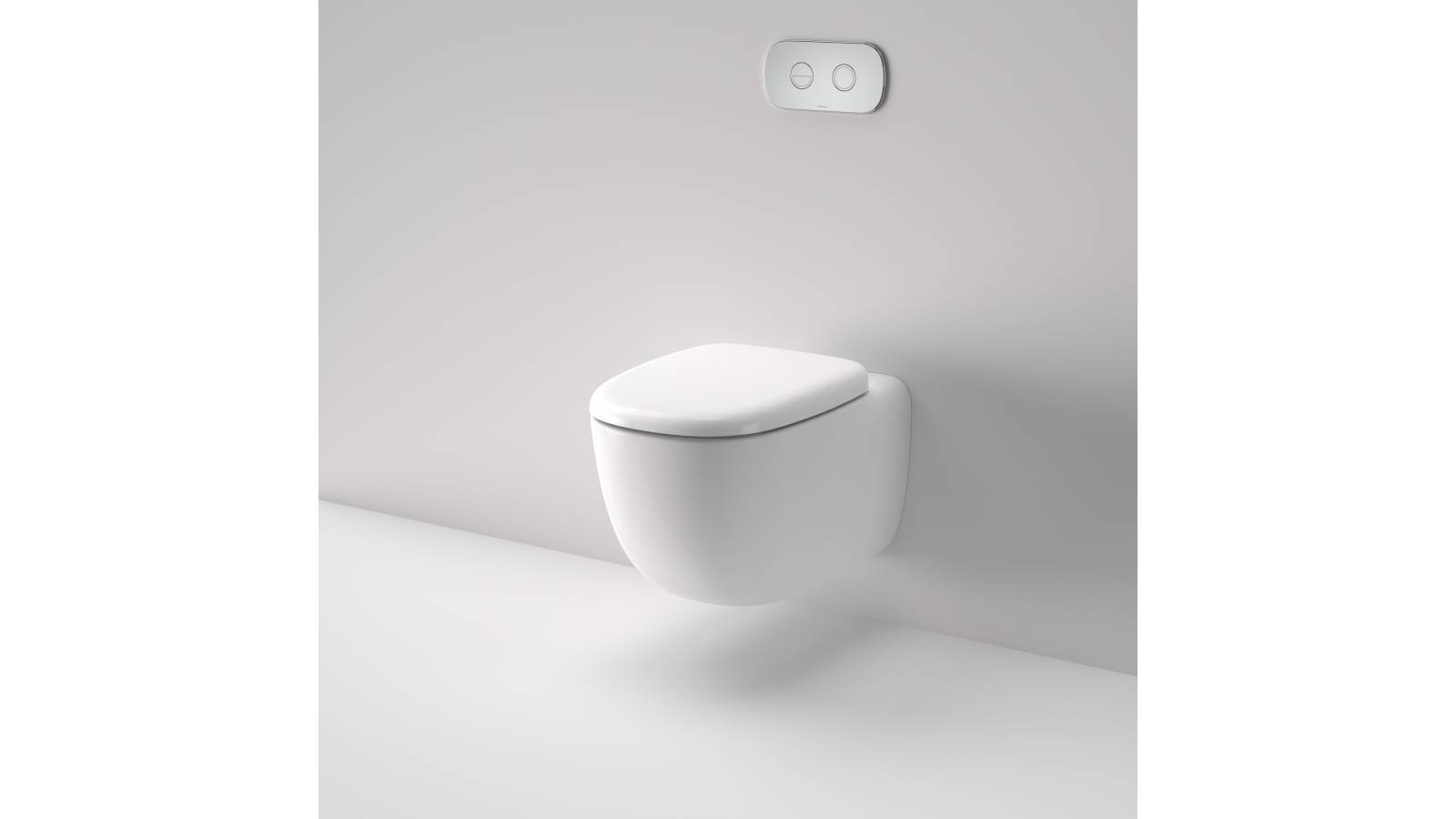 Caroma Contura II Cleanflush Wall Hung Invisi Series II Suite with ...