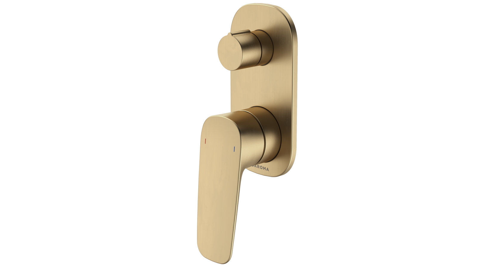 Caroma Contura II Diverter Mixer - Brushed Brass | Harvey Norman