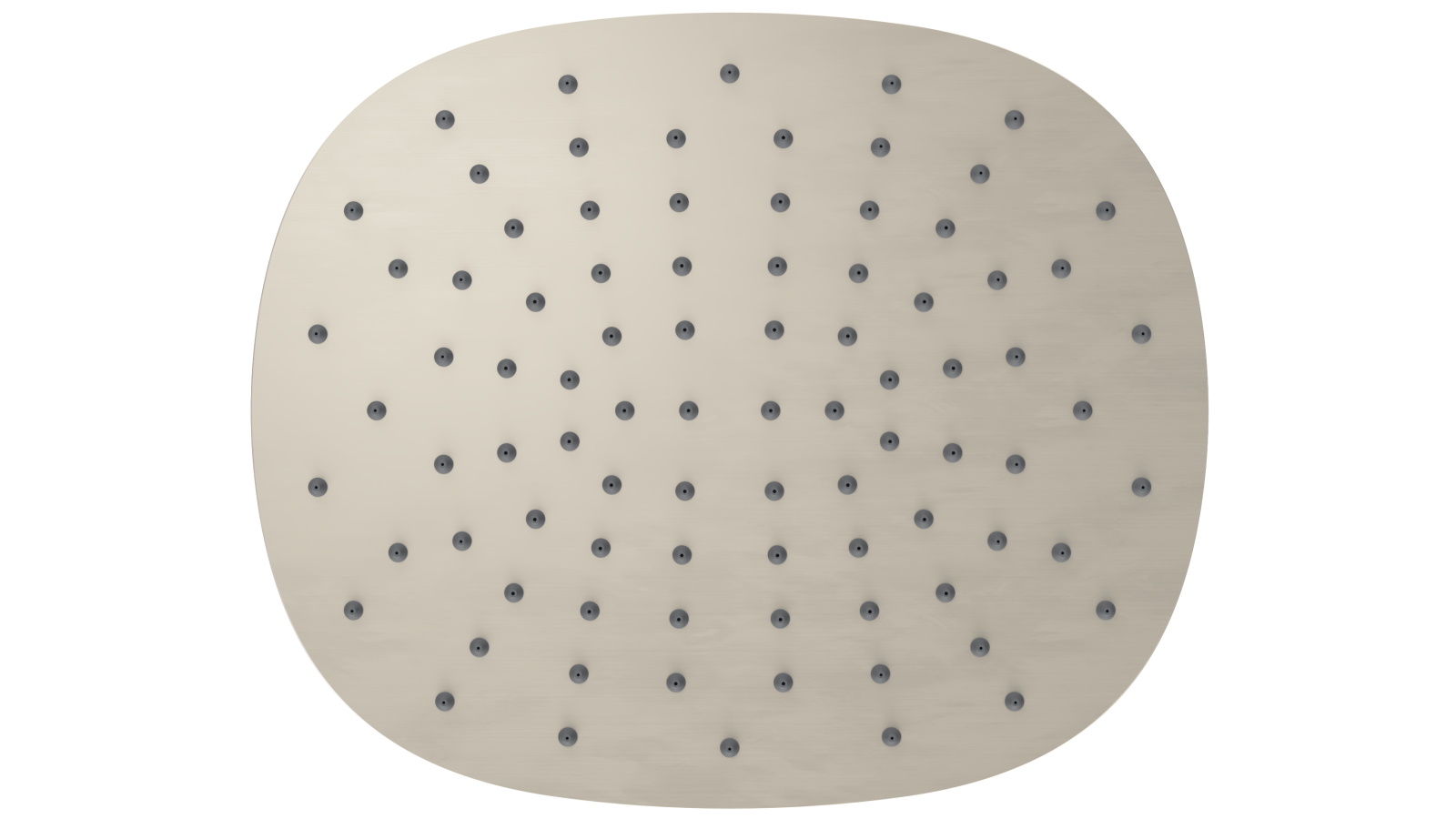 Caroma Contura II 300mm Rain Shower - Brushed Nickel | Harvey Norman