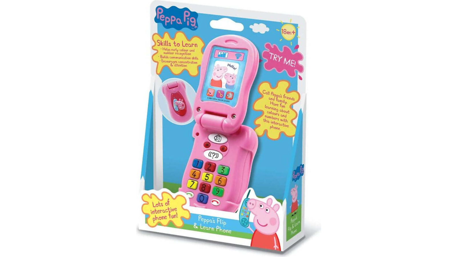 Peppa pig flip and learn phone store