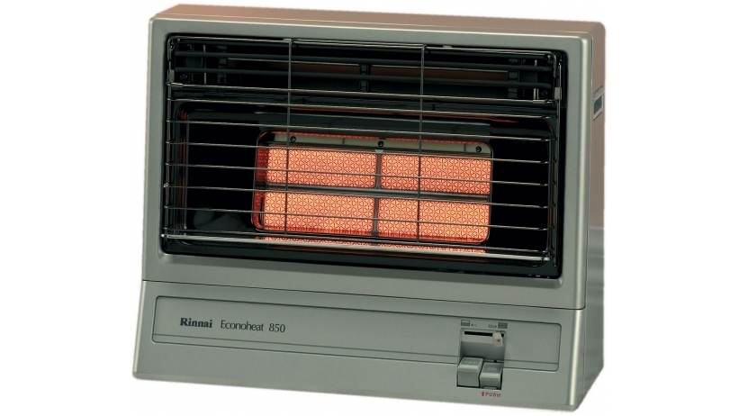 Rinnai Econoheat 850 Unflued Natural Gas Radiant Heater - Platinum ...
