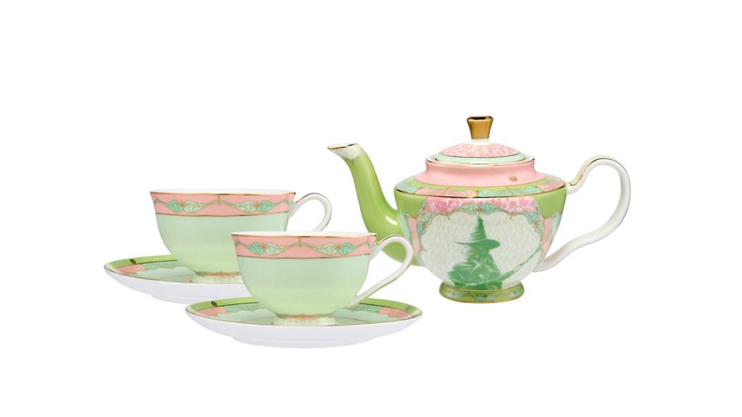 Maxwell and Williams Pack of 5 Wicked Pink Goes Good with Green Tea Set ...