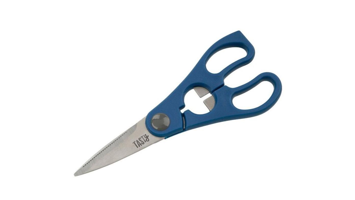 Tasty 2-in-1 Kitchen Scissors/Shears with Built-in Bottle Opener - Blue ...