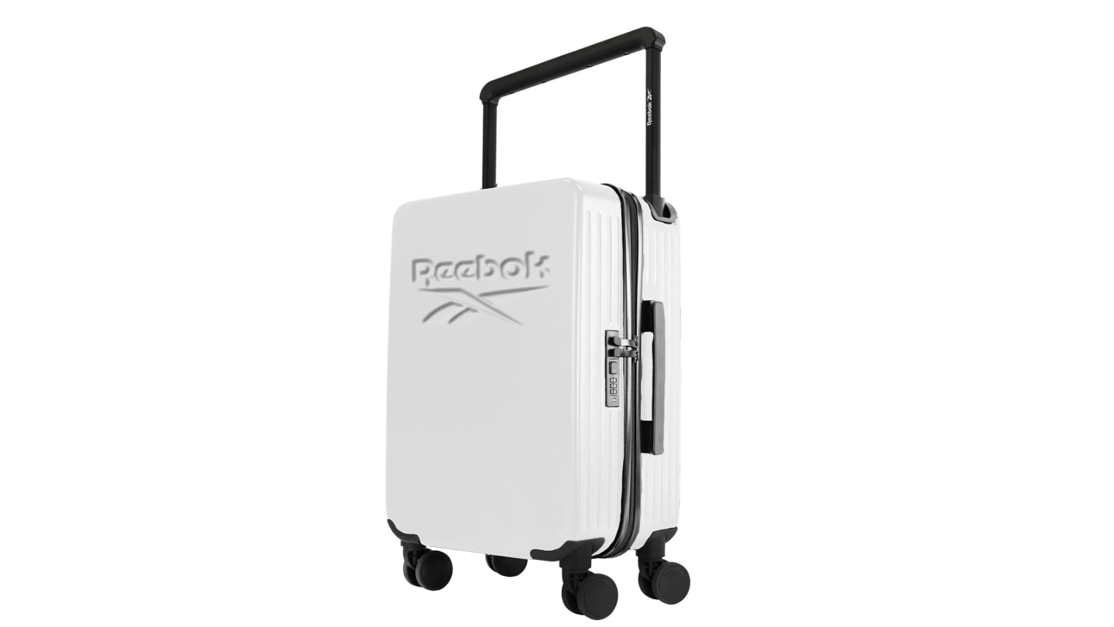 Reebok 54cm Wide Handle Expandable/Durable Hard Shell Cabin Suitcase ...