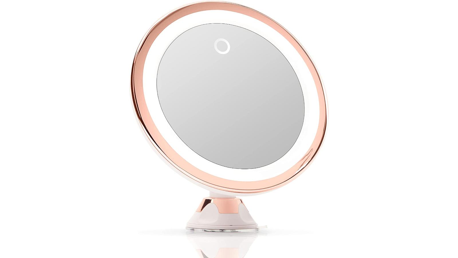 Vikus 10 Piece Magnifying Makeup Mirror LED Lights True Natural ...