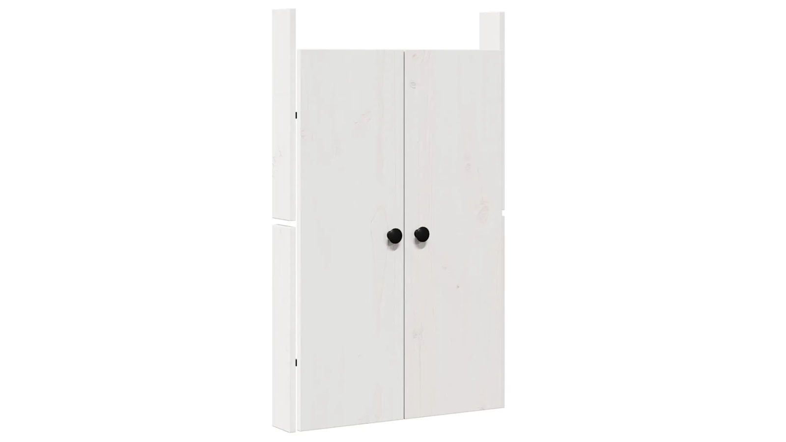 vidaXL White Solid Pine Wood Kitchen Door with Door - 50 x 9 x 82cm ...