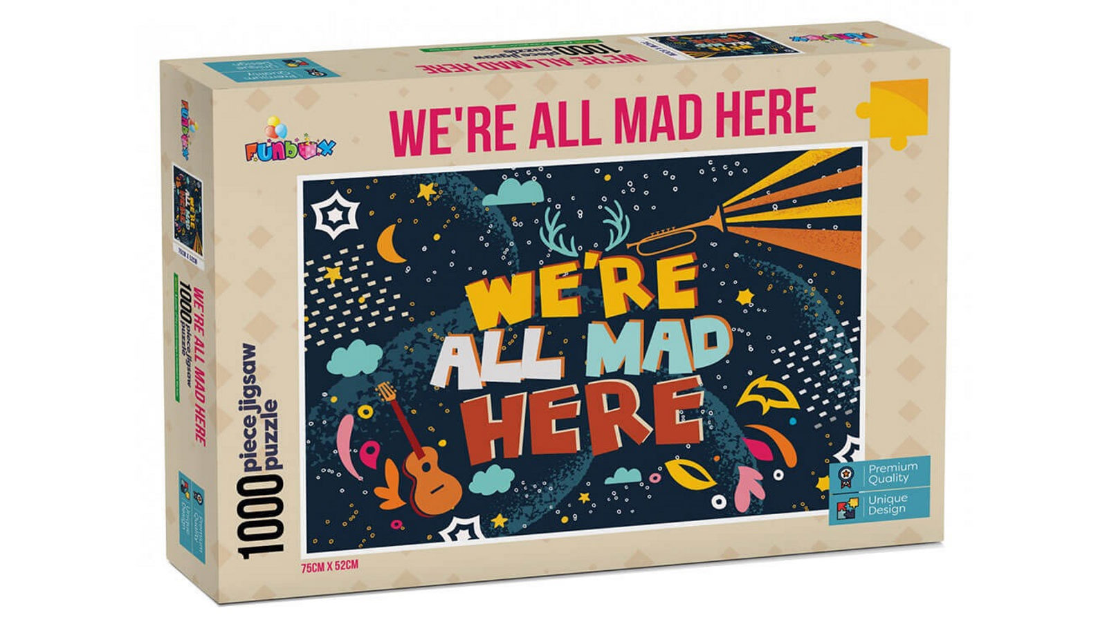 Funbox Puzzle Were All Mad Here 1000 Piece Puzzle | Harvey Norman