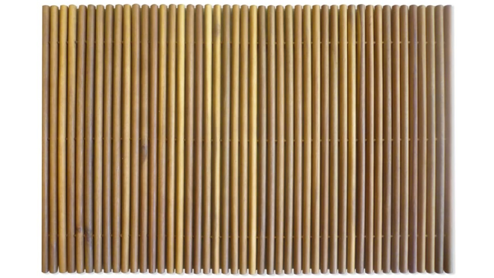 vidaXL Acacia Wood Bath Mat - 80 x 50cm | Harvey Norman