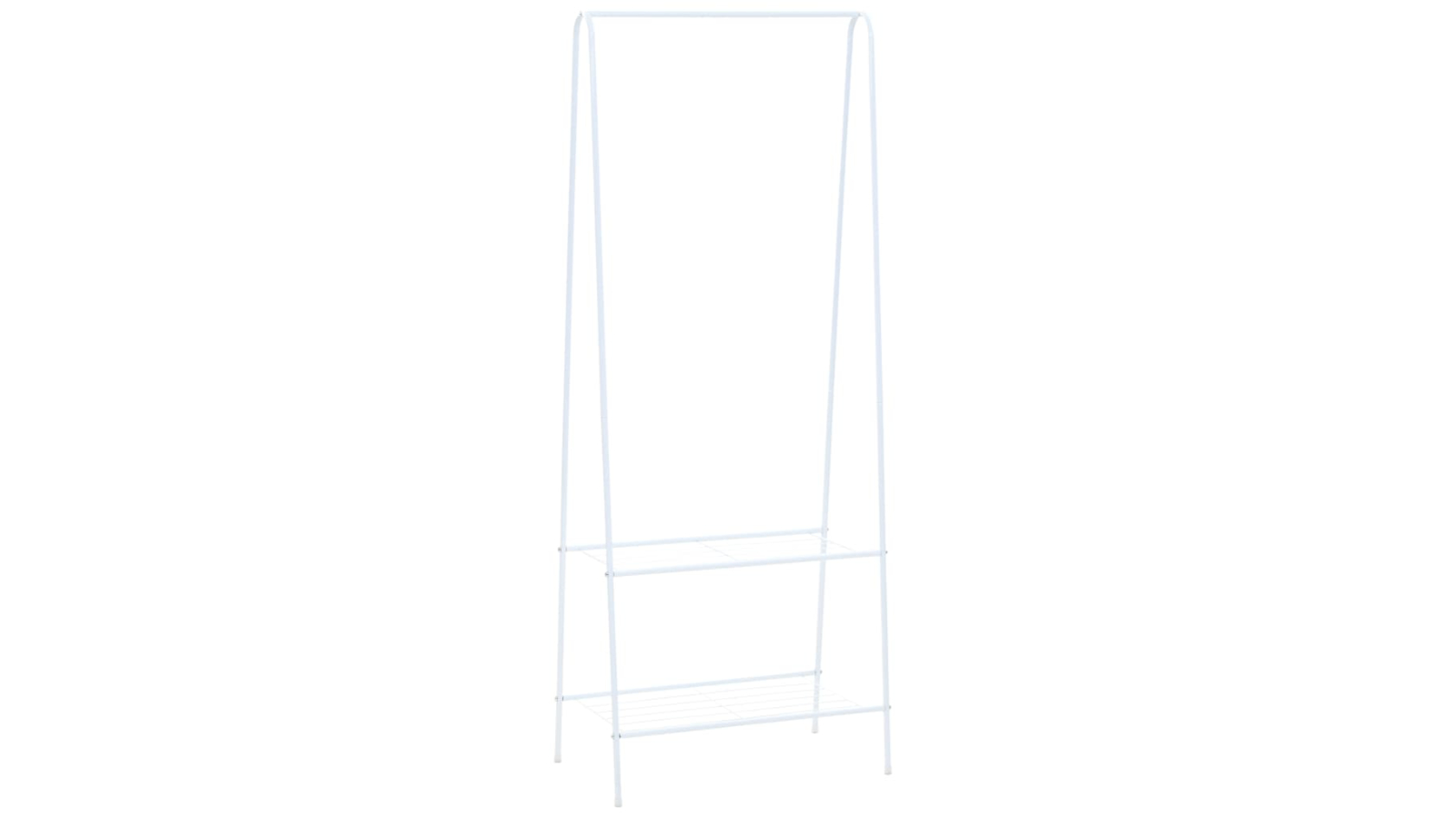 vidaXL 59 x 35 x 150cm Clothes Rack - White | Harvey Norman