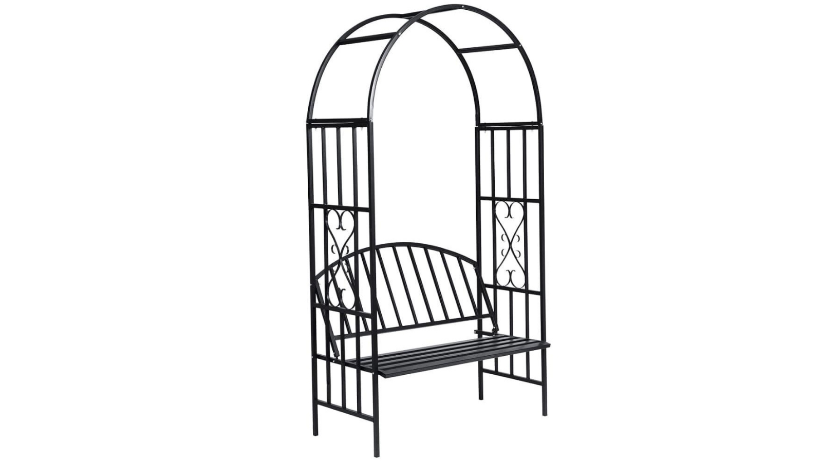 vidaXL Rose Garden Arch with Bench | Harvey Norman