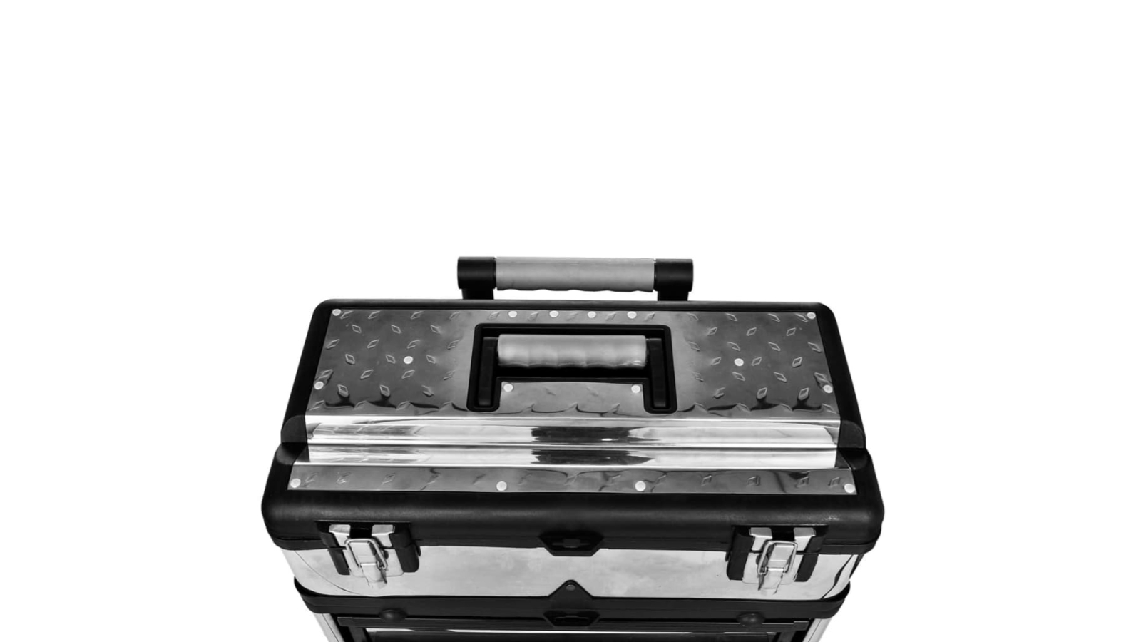 vidaXL 3-Part Rolling Tool Box with 2 Wheels | Harvey Norman