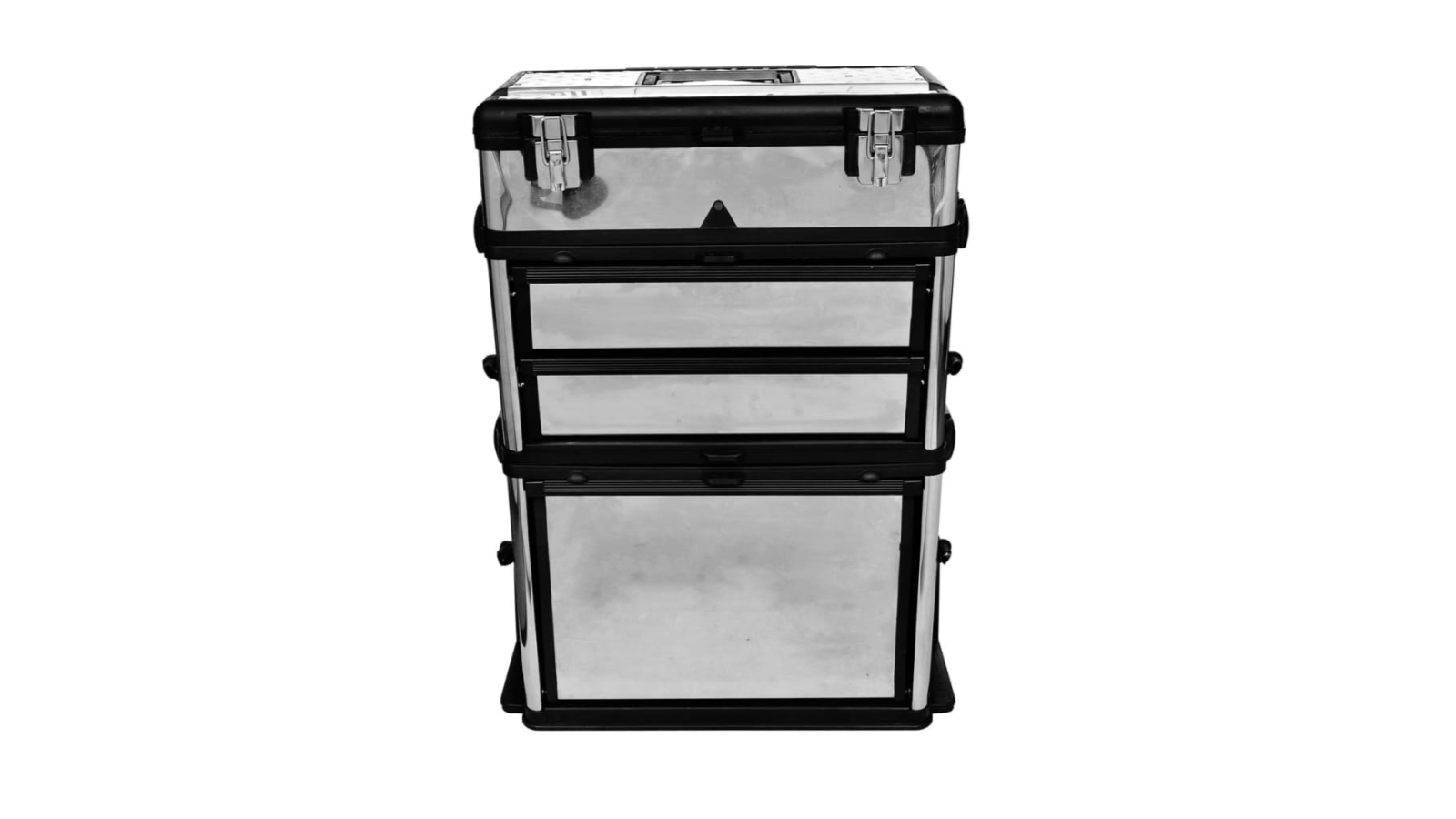 vidaXL 3-Part Rolling Tool Box with 2 Wheels | Harvey Norman