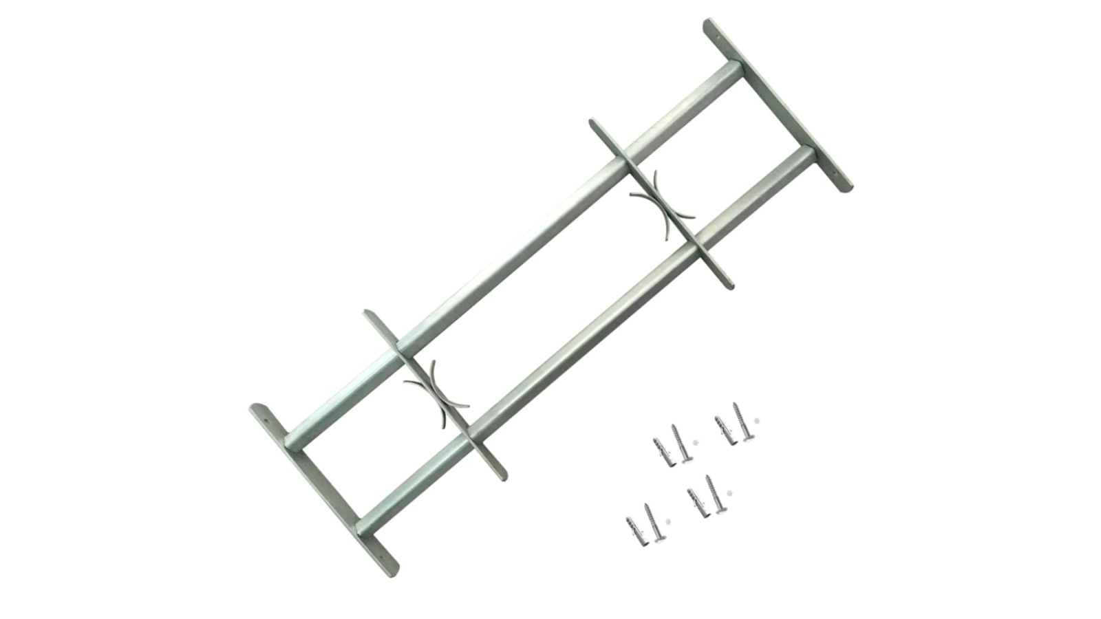 vidaXL Adjustable Security Grille for Windows with 2 Crossbars - 700 to ...