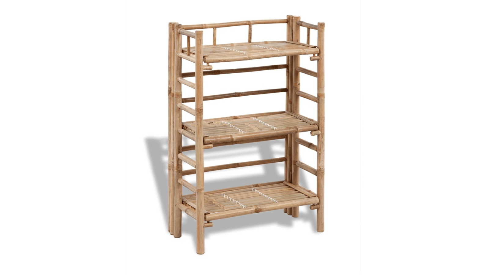 vidaXL 3-tier Bamboo Plant Rack | Harvey Norman