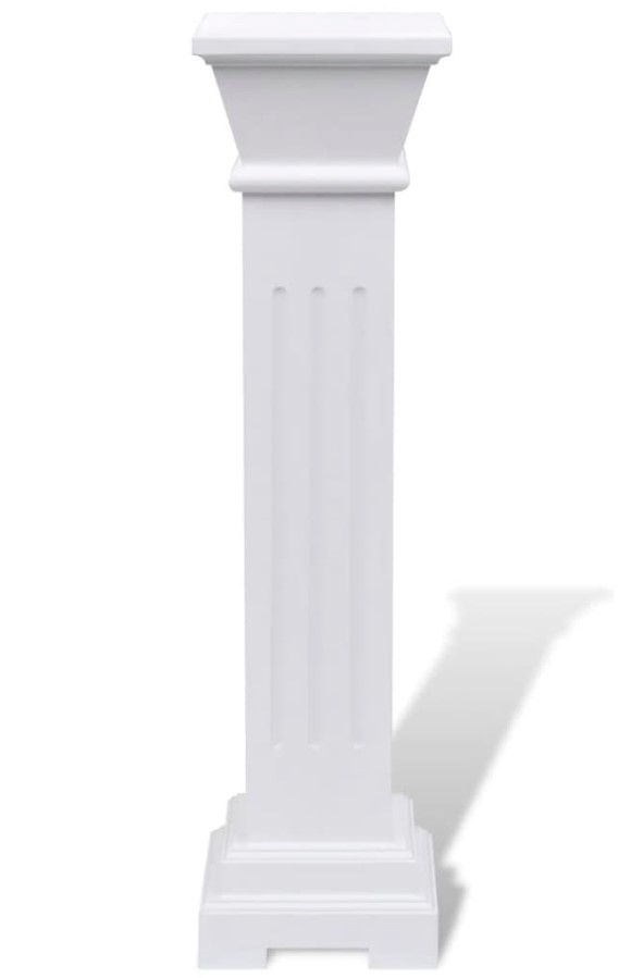 vidaXL MDF Classic Square Pillar Plant Stand | Harvey Norman