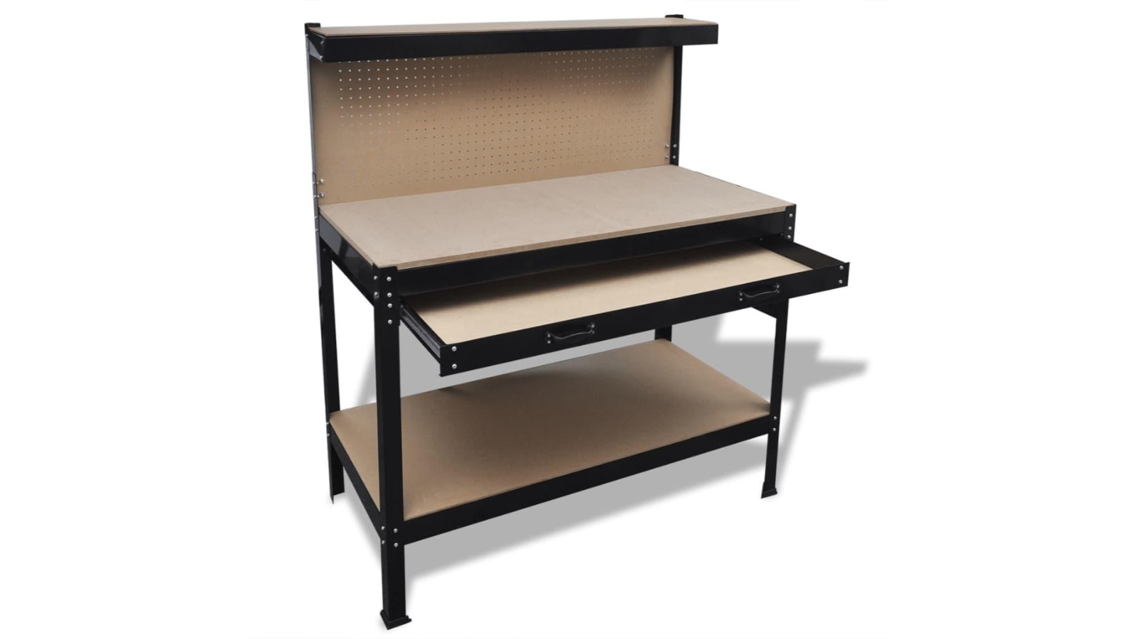 vidaXL Workbench with Pegboard and Drawer | Harvey Norman