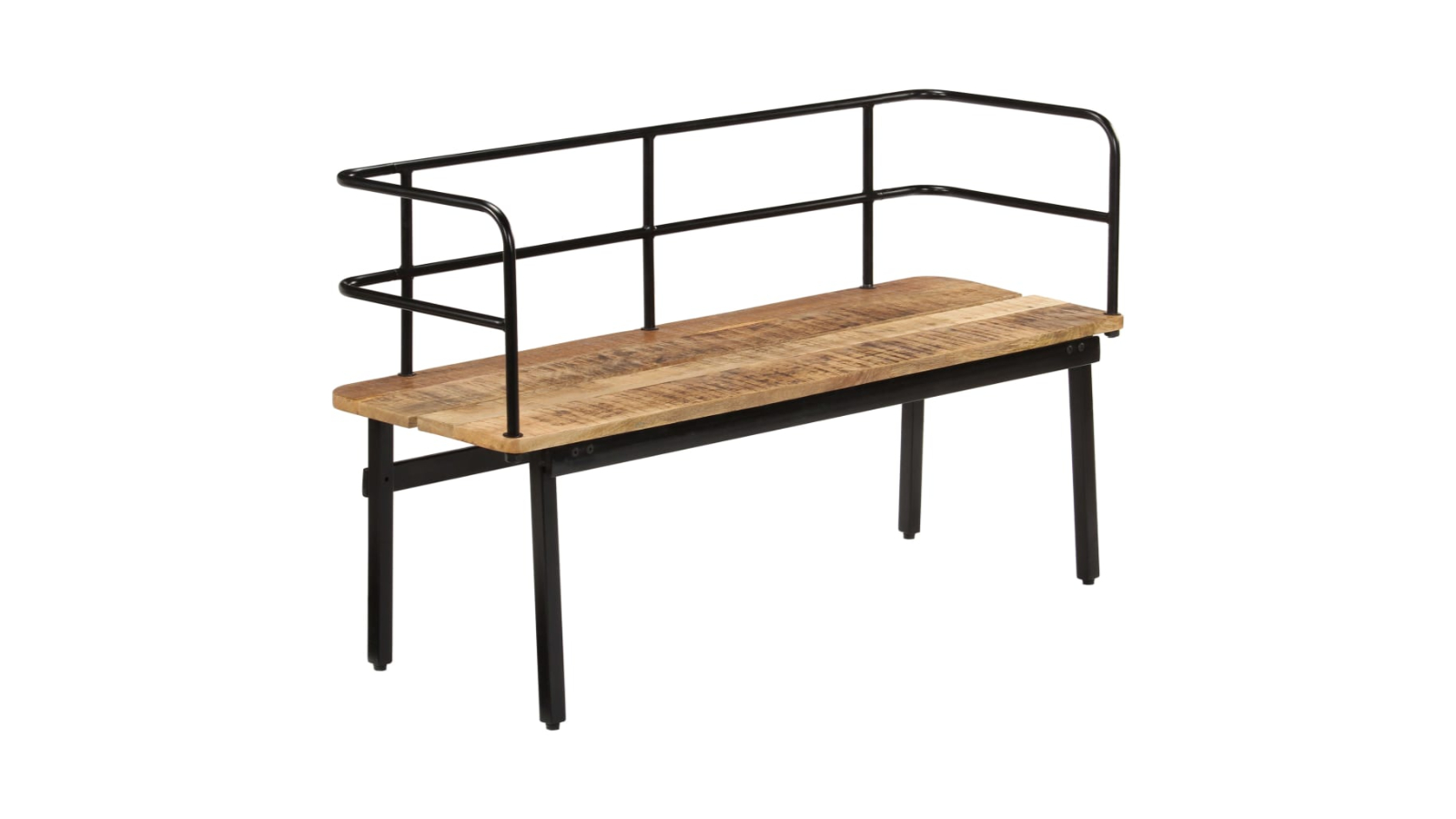 vidaXL Solid Mango Wood Bench - 120 x 40 x 70cm | Harvey Norman
