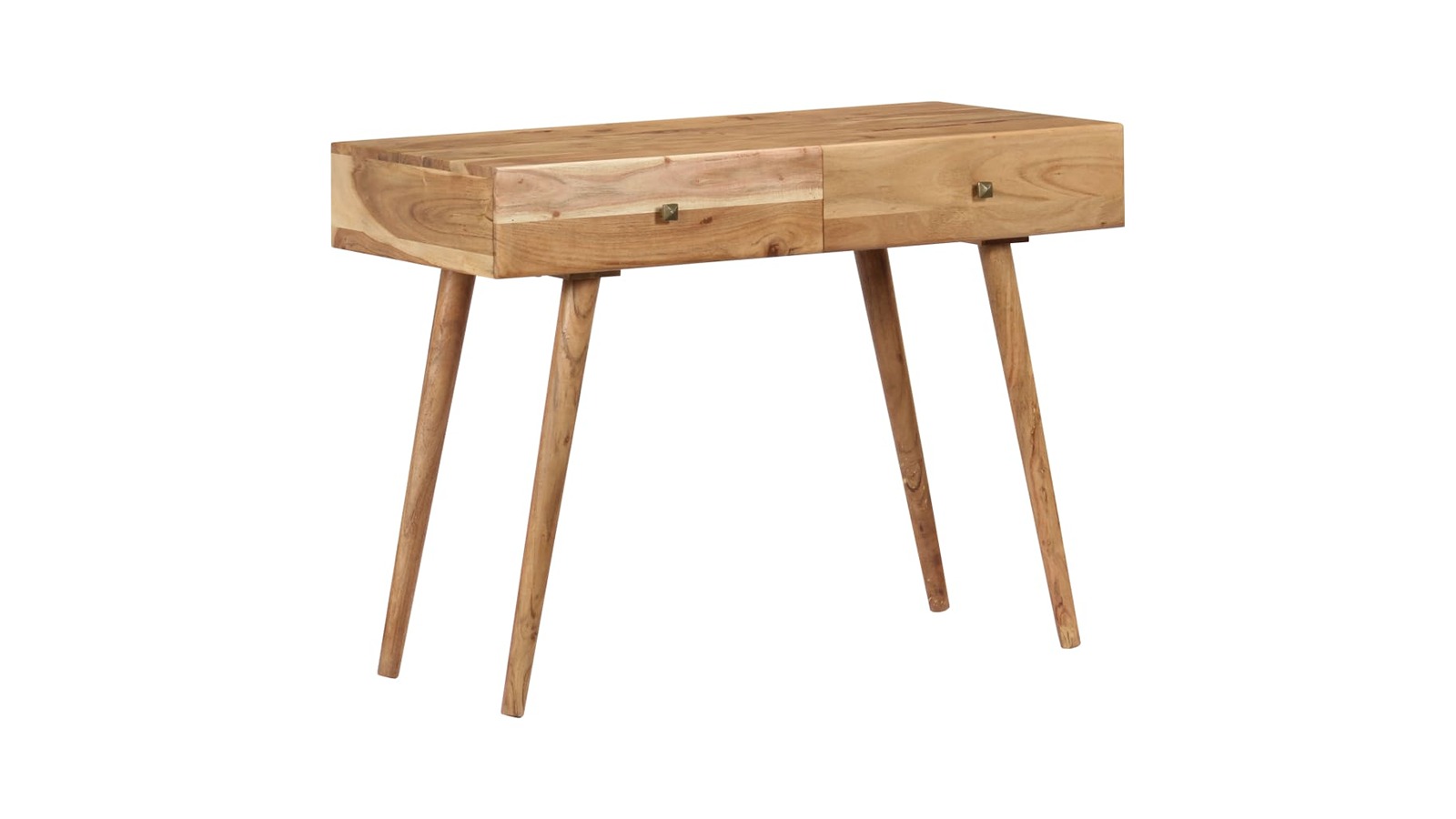 vidaXL Solid Acacia Wood 100 x 51 x 76cm Desk | Harvey Norman