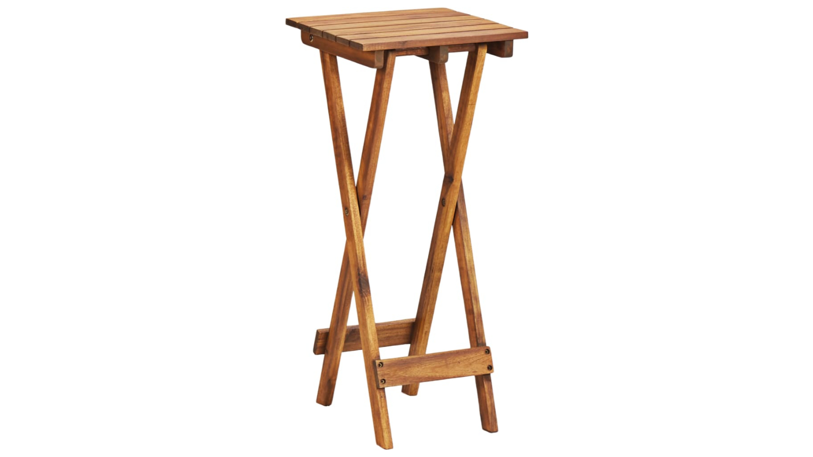 vidaXL Solid Acacia Wood Plant Stand - 30 x 30 x 67cm | Harvey Norman