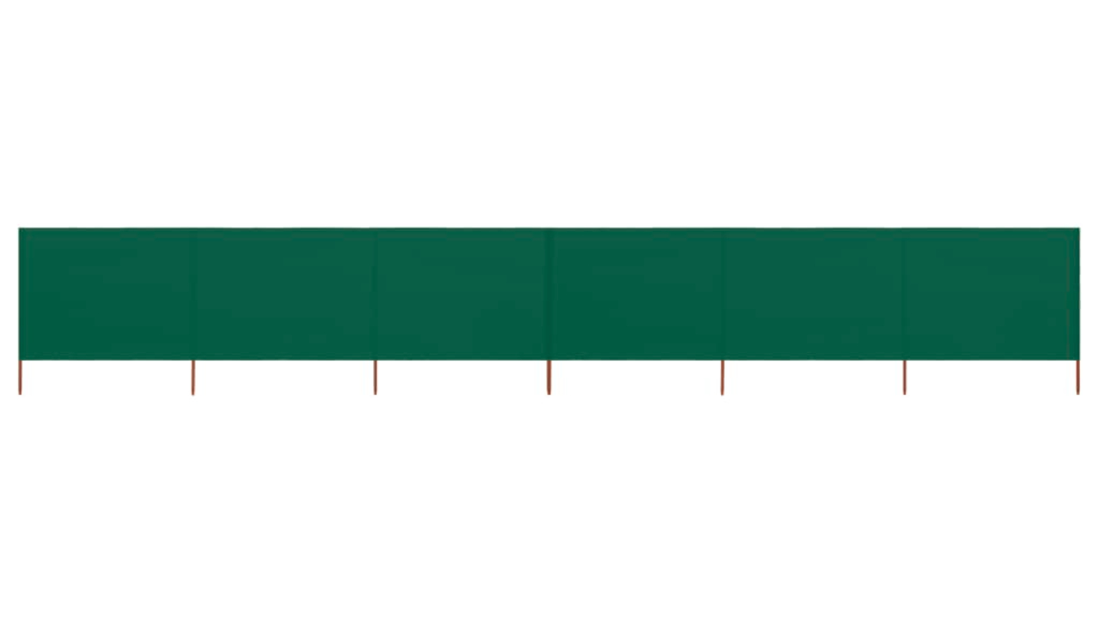 vidaXL Fabric 6-Panel Green Wind Screen - 800 x 120cm | Harvey Norman