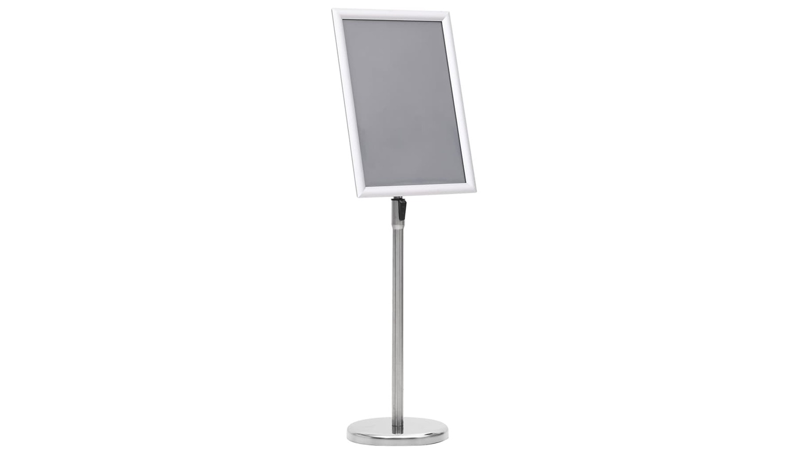 vidaXL Silver Aluminium Alloy A3 Pedestal Poster Stand | Harvey Norman