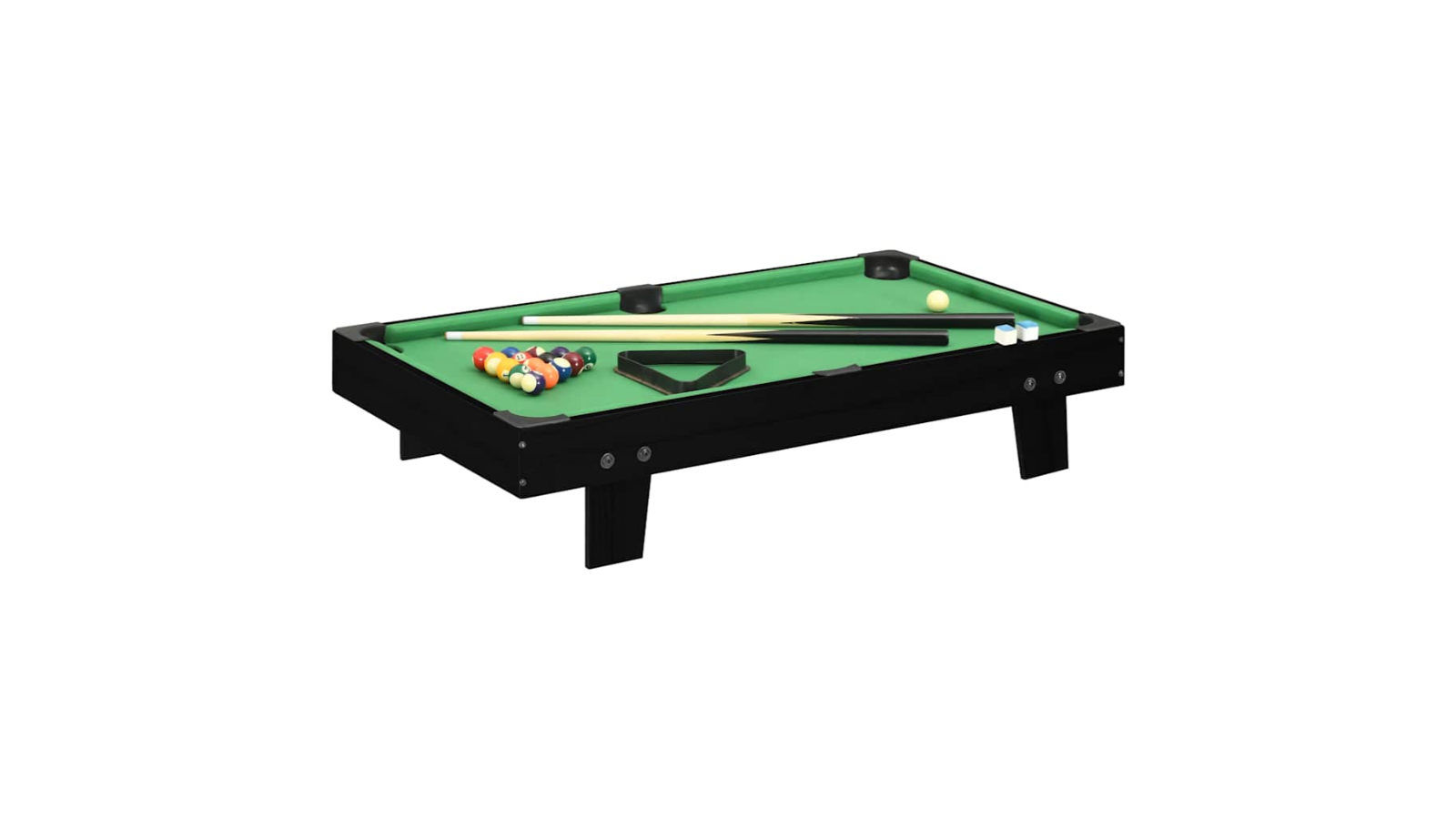 vidaXL Black/Green 92 x 52 x 19cm 3ft Mini Pool Table | Harvey Norman